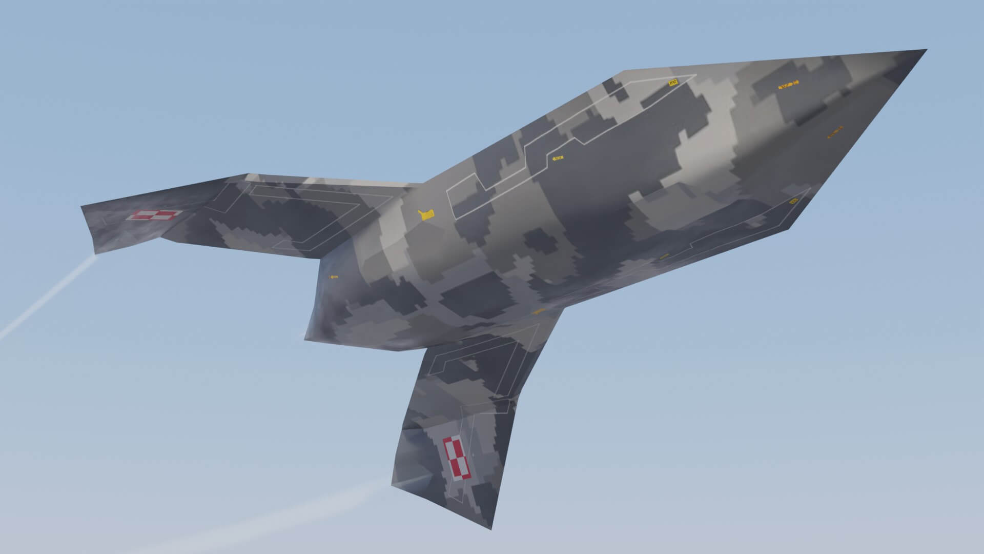 Boeing YF-118 Bird of Prey 3D Model by NETRUNNER_pl