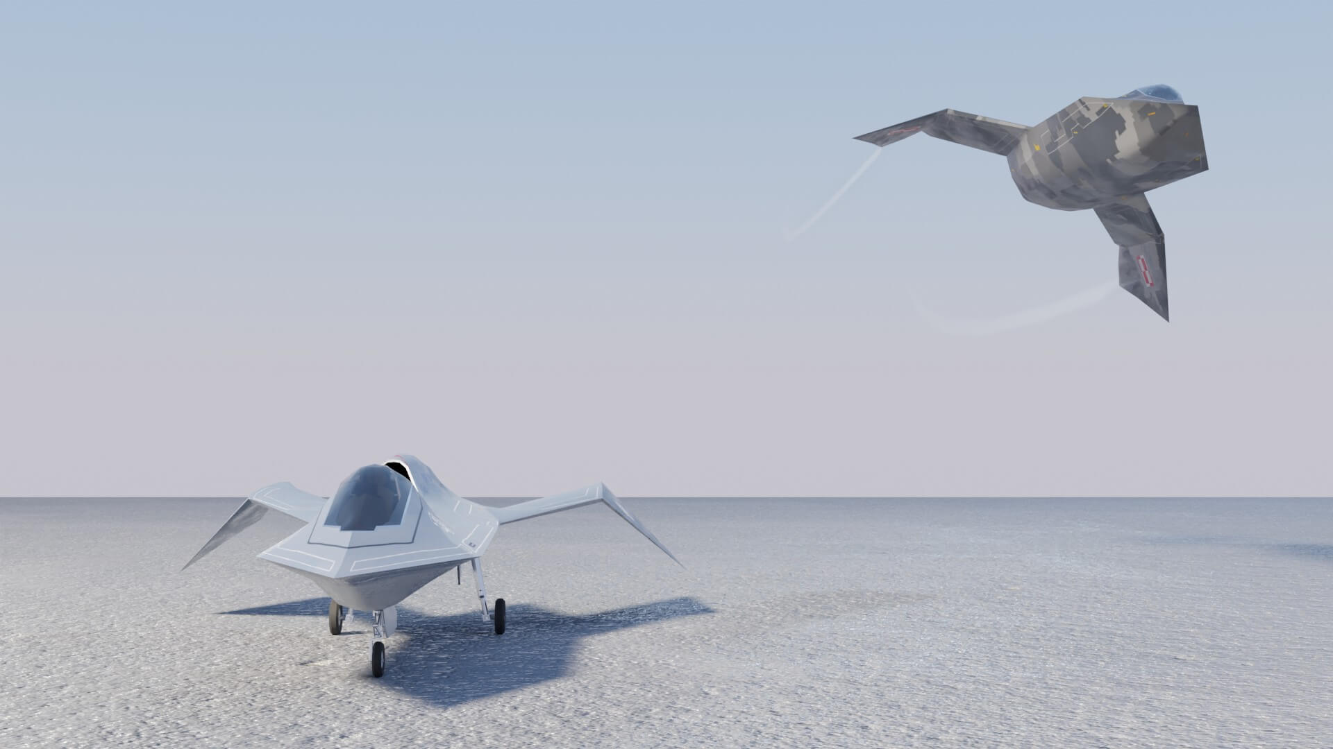 Boeing YF-118 Bird of Prey 3D Model by NETRUNNER_pl