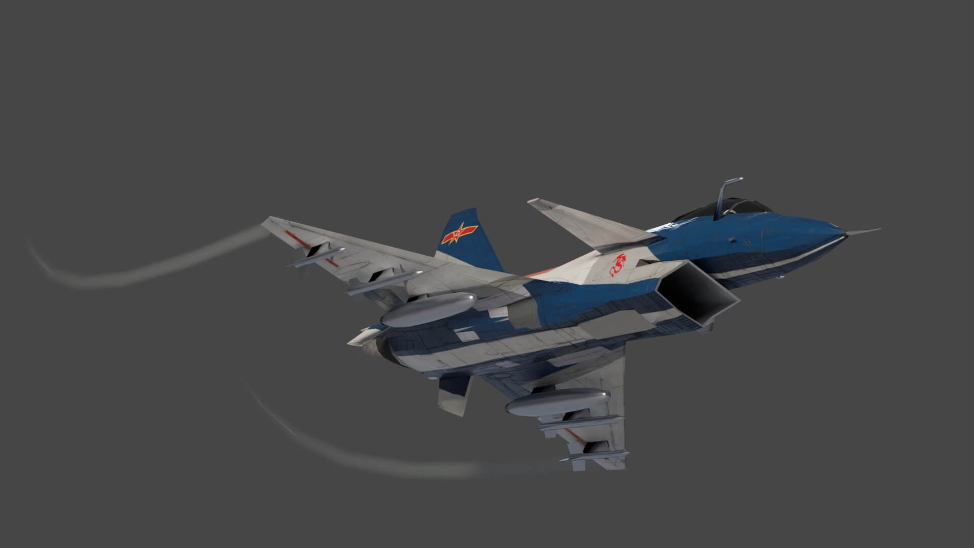 Chengdu J-10 Vigorous Dragon Jet Fighter 3D Model by NETRUNNER_pl