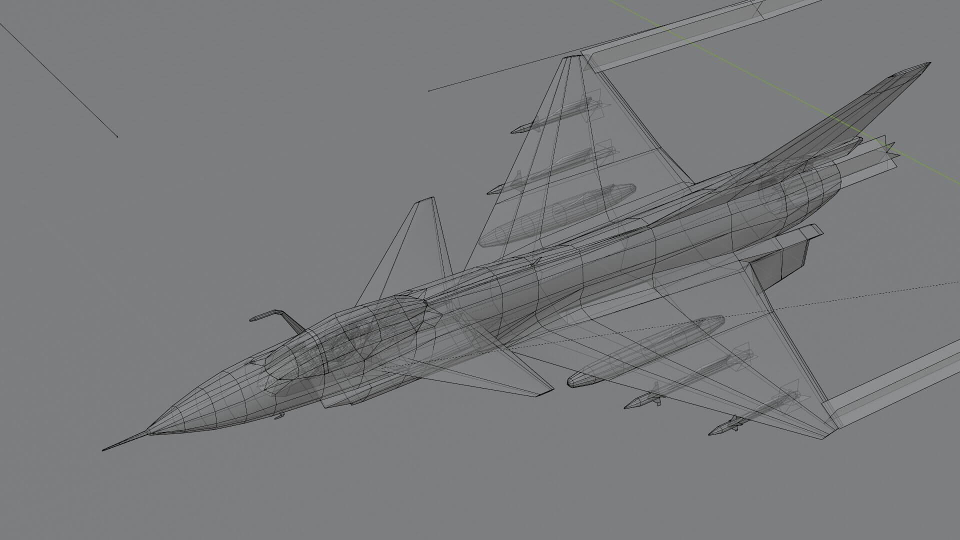 Chengdu J-10 Vigorous Dragon Jet Fighter 3D Model by NETRUNNER_pl