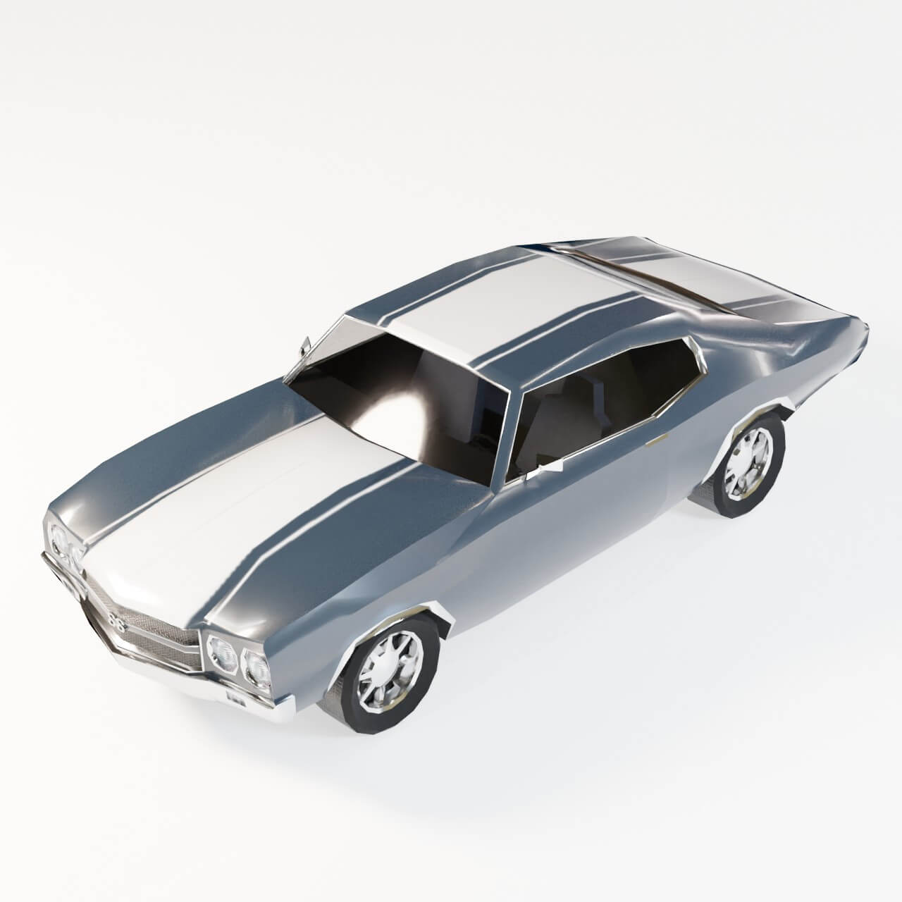Chevrolet Chevelle 1970 - 3D Model by NETRUNNER_pl