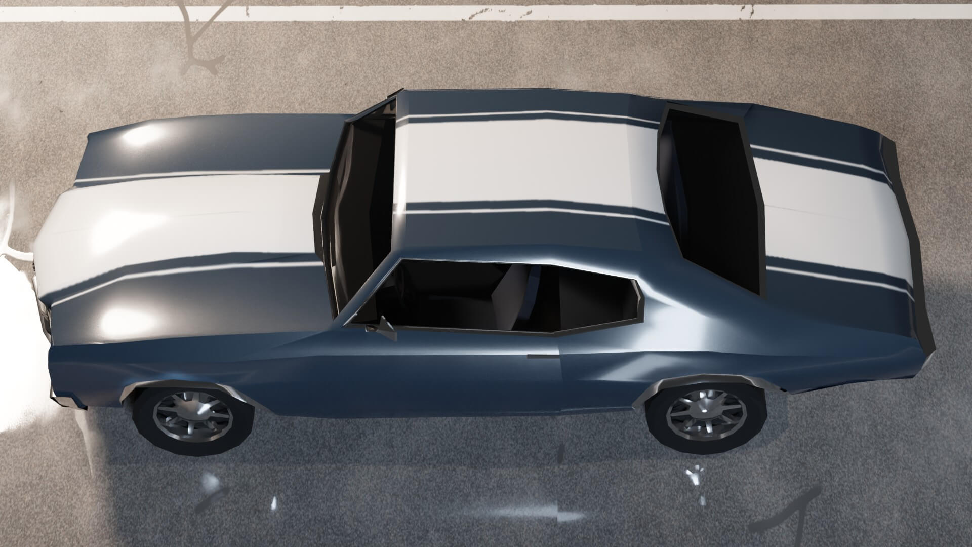 Chevrolet Chevelle 1970 - 3D Model by NETRUNNER_pl