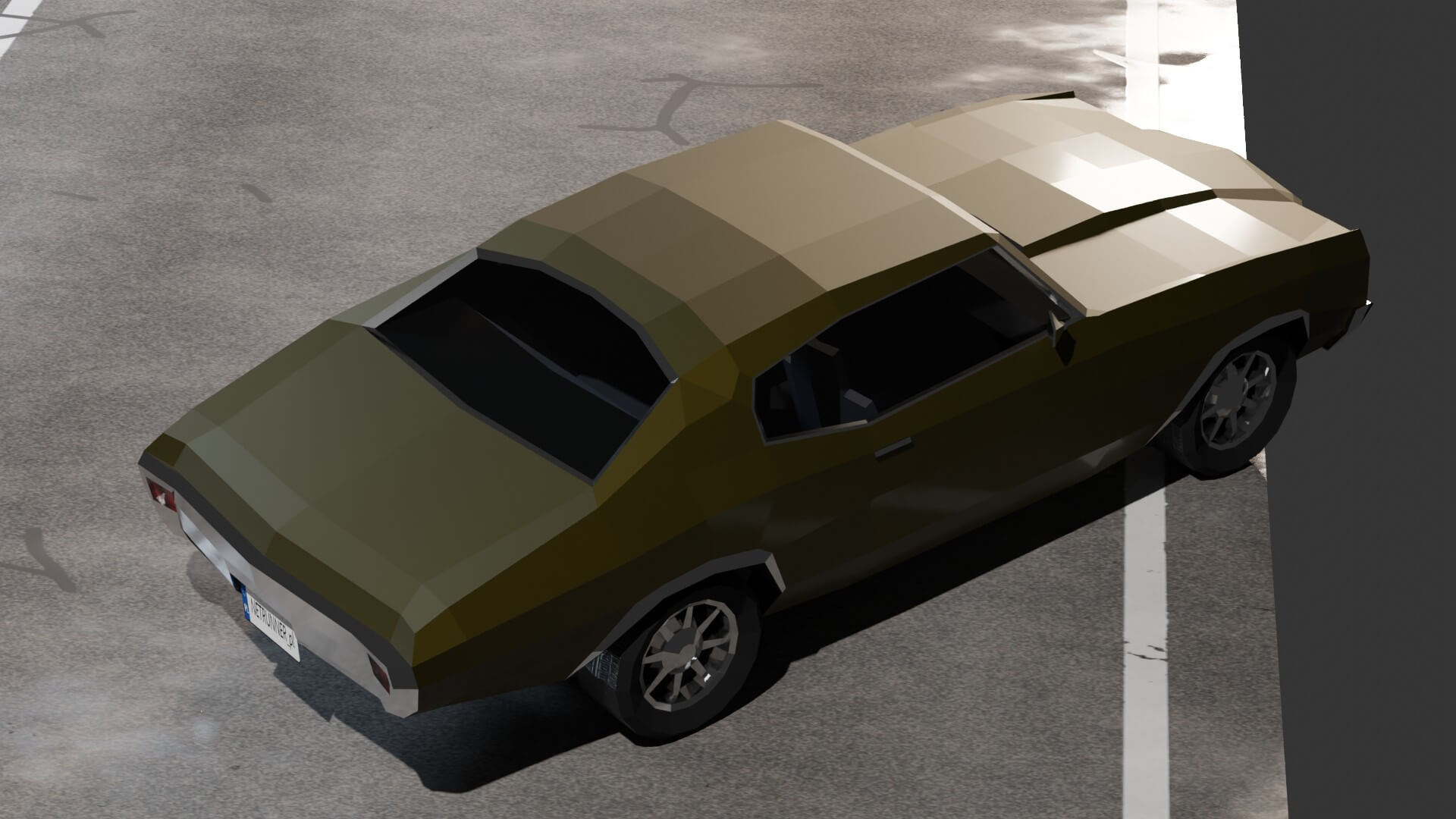 Chevrolet Chevelle 1970 - 3D Model by NETRUNNER_pl