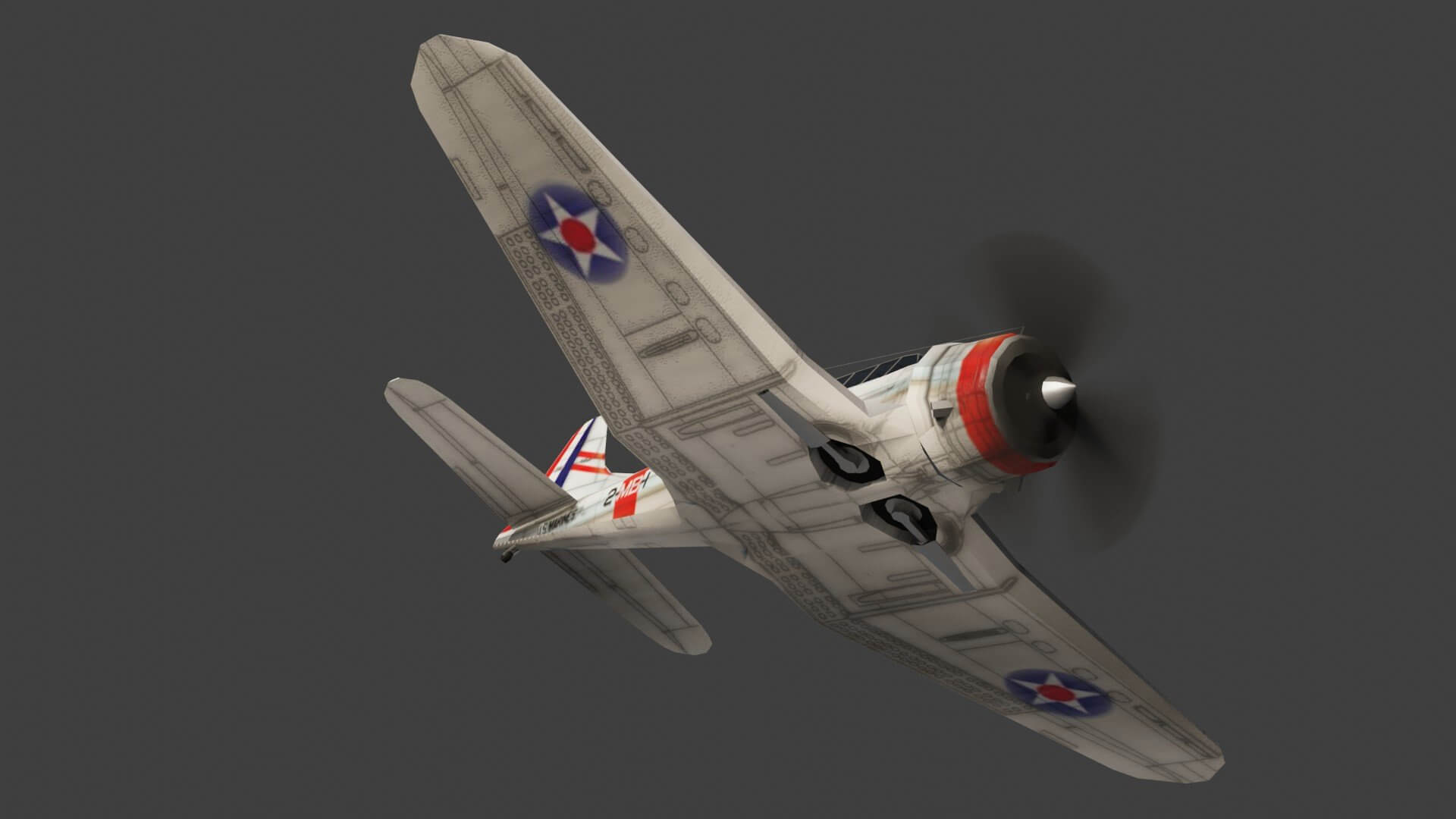 Douglas SBD Dauntless WW2 Bomber - 3D Model by NETRUNNER_pl