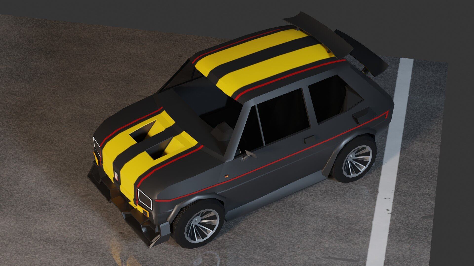 Fiat 126p Maluch - 3D Model by NETRUNNER_pl