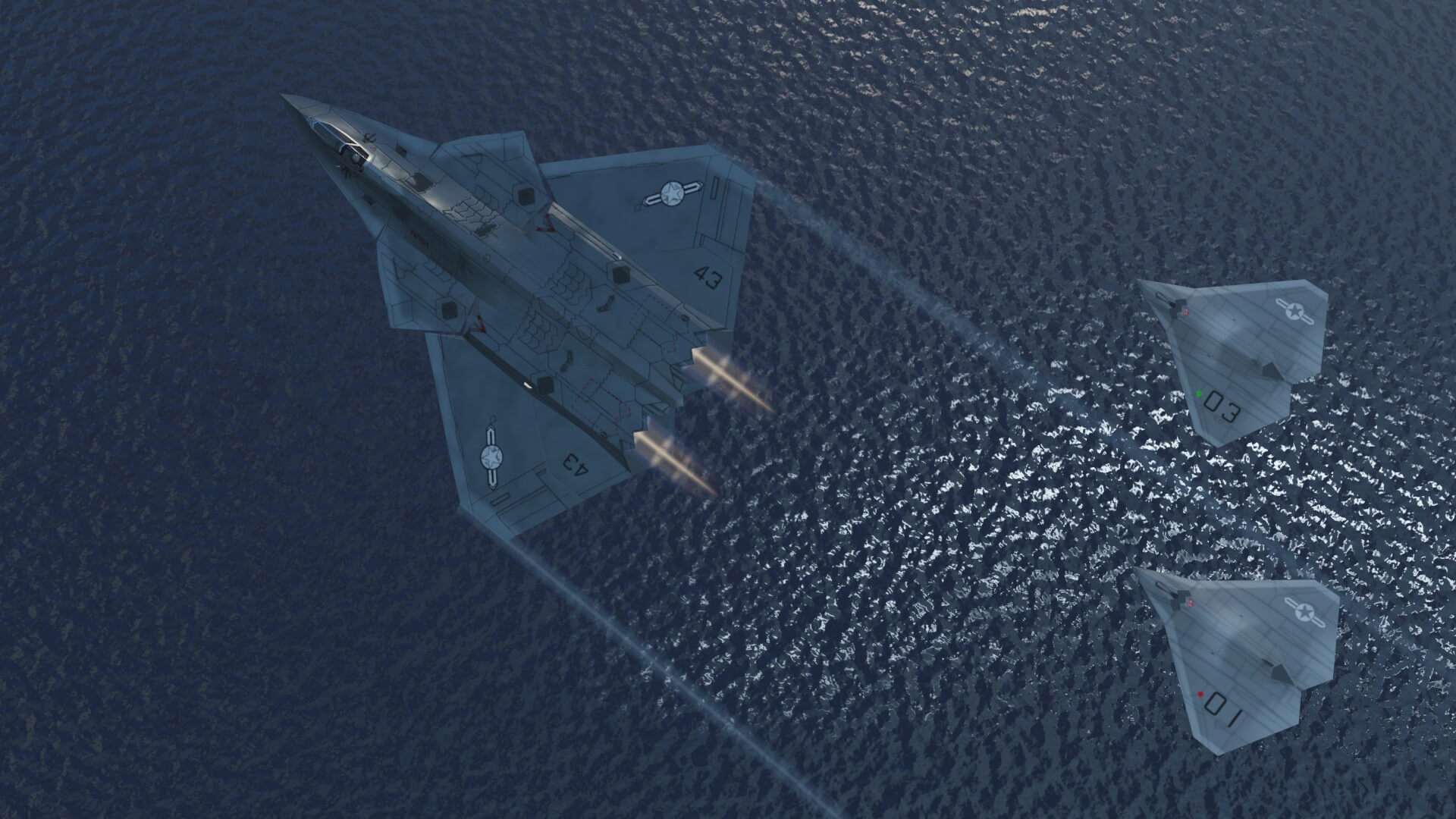 Lockheed NGAD prime 3D Render, Digital Art by NETRUNNER_pl