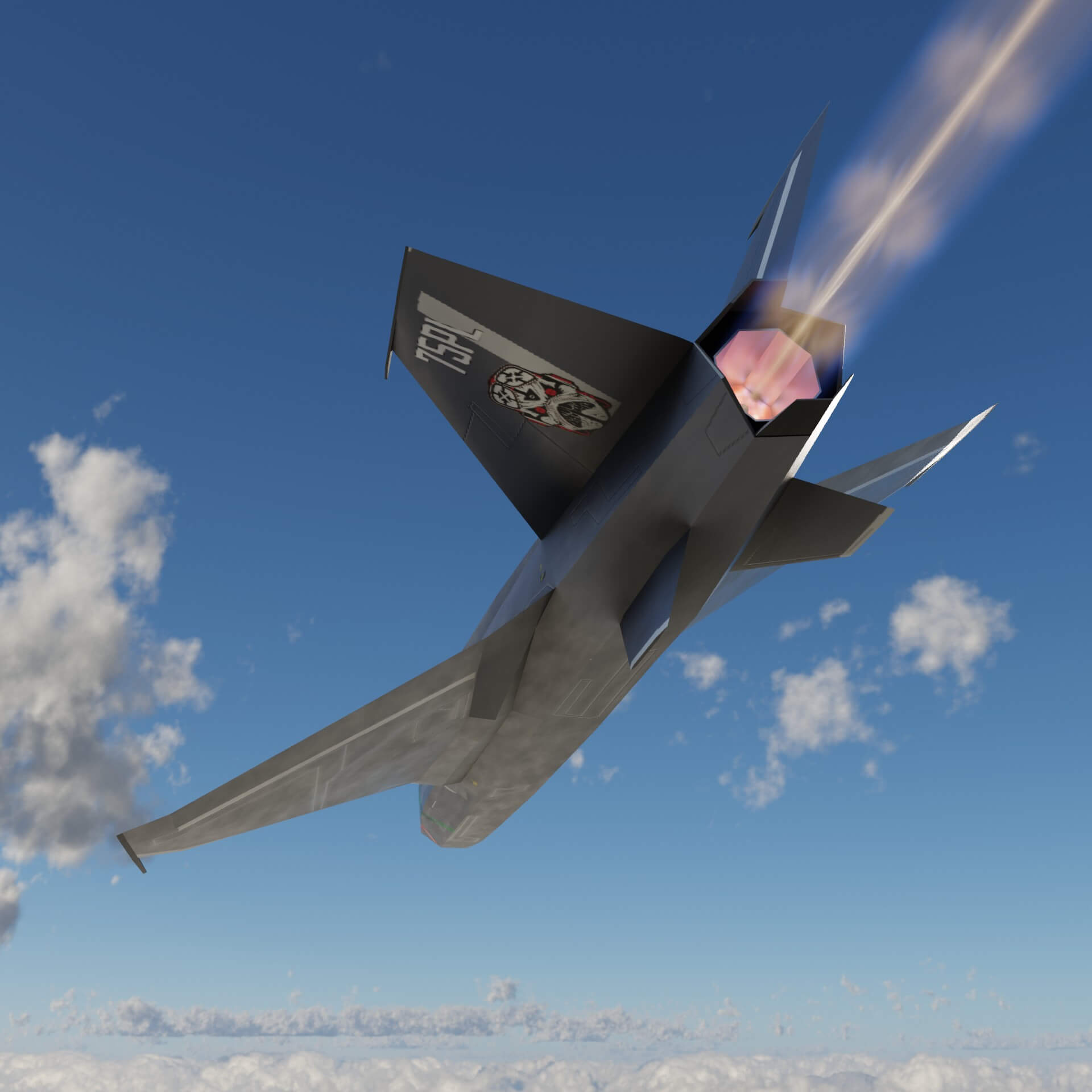 Mikoyan-Gurevich MIG-X21 Fishbone 3D Render | RenderHub Gallery