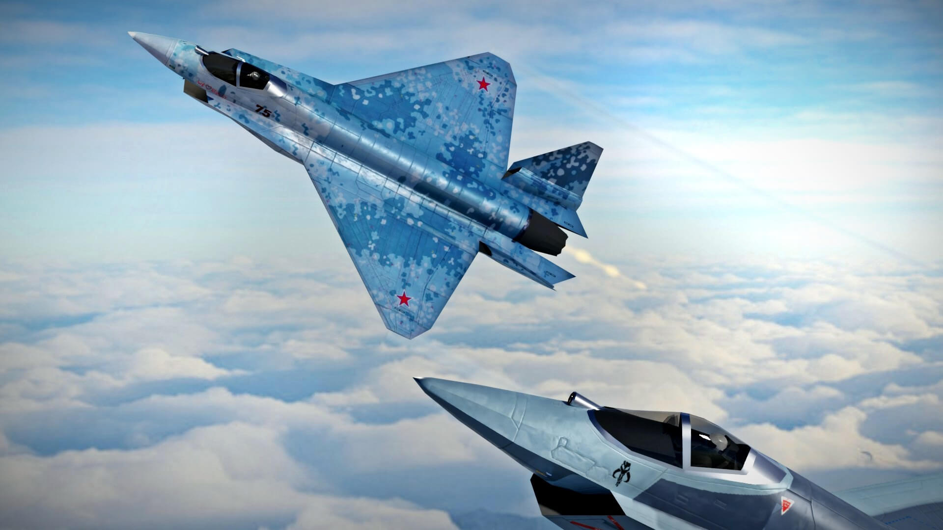 Sukhoi SU-75 Checkmate image 3D Render | RenderHub Gallery
