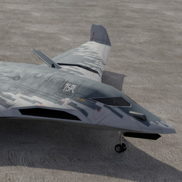 Tupolev PAK DA Envoy 3D Render | RenderHub Gallery