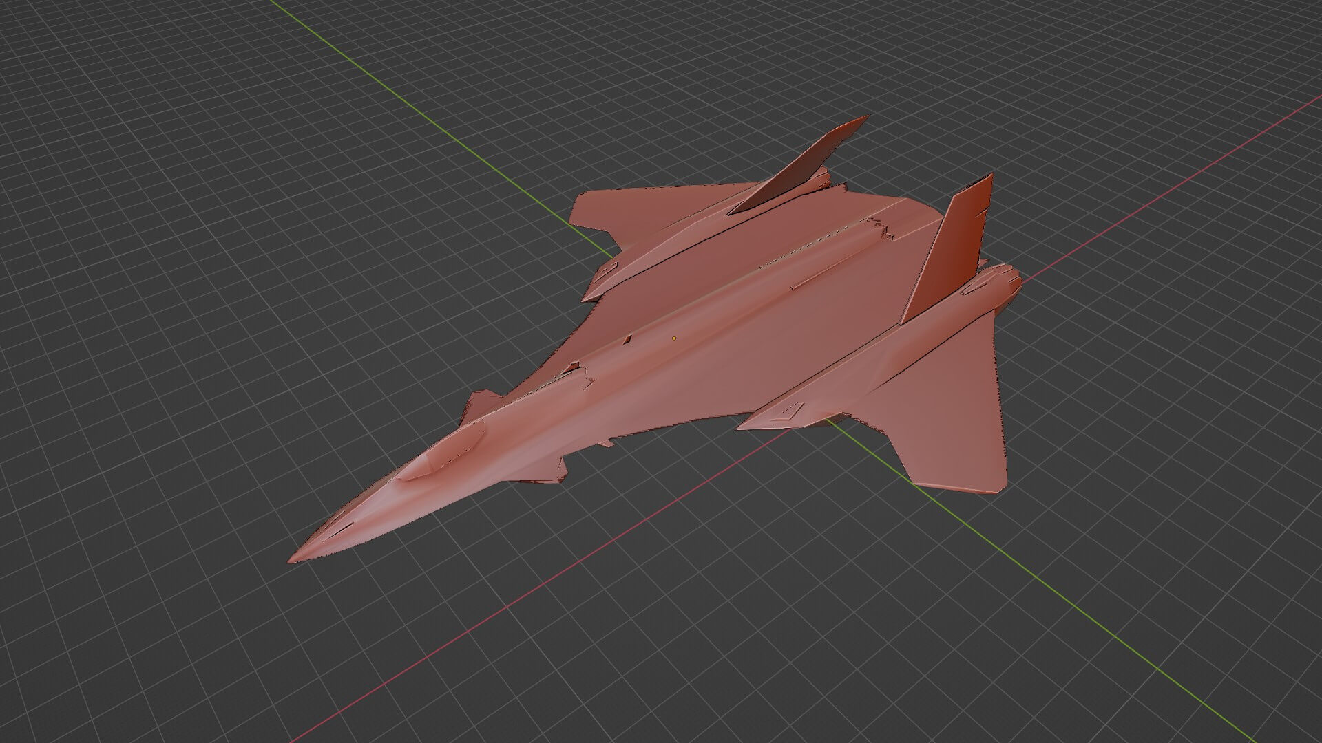 General Dynamics F-34 Lynx Concept Fighter 3D Model by NETRUNNER_pl