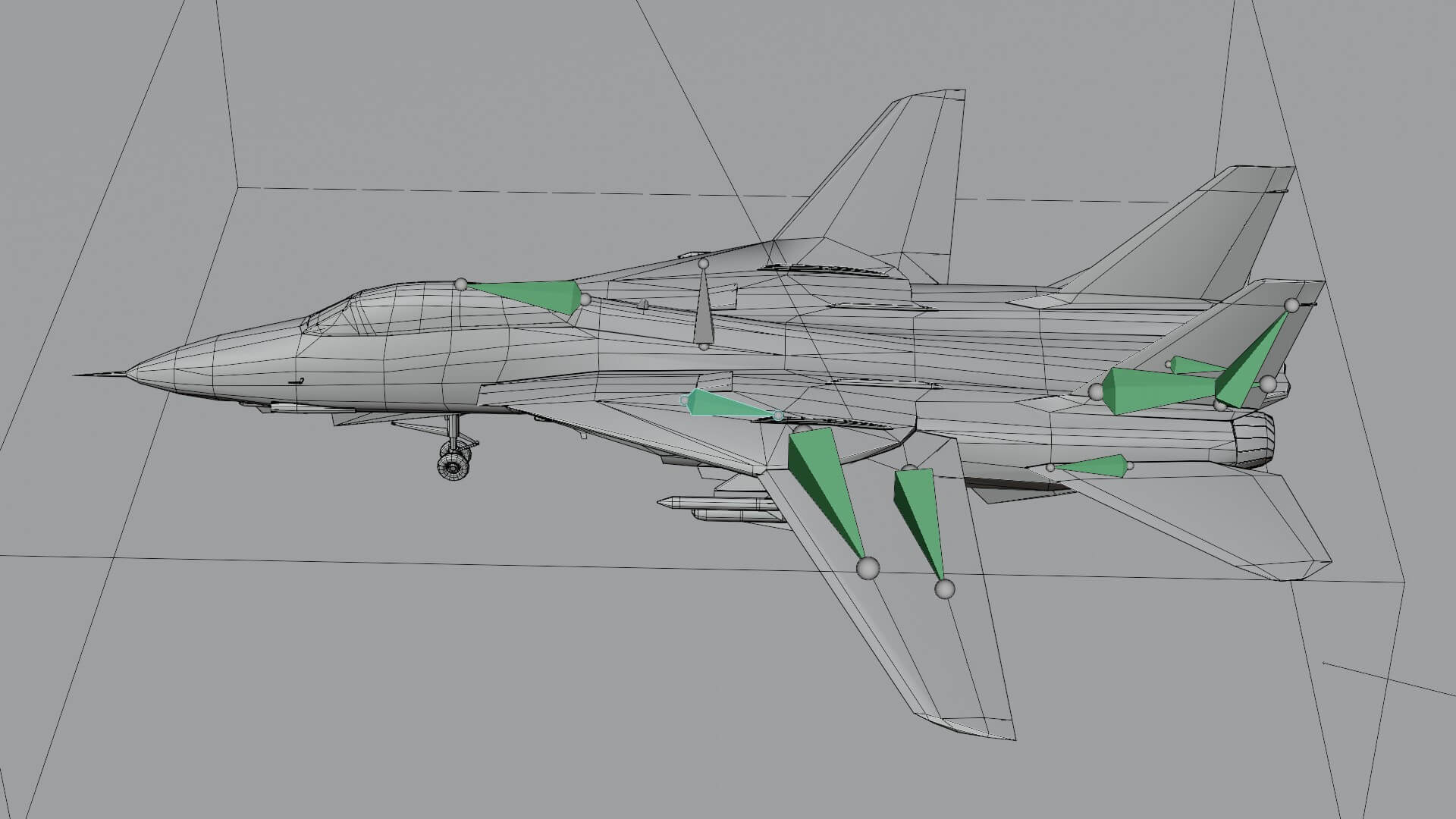Grumman F-14 Tomcat 3D Model by NETRUNNER_pl