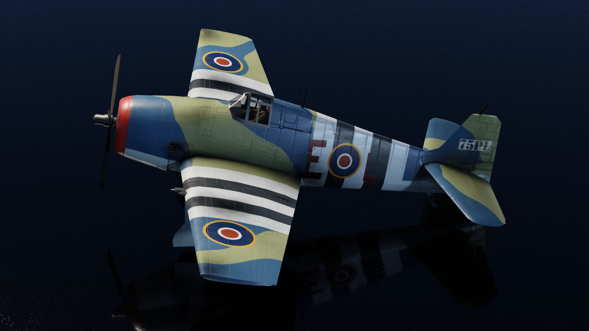 Grumman F6F Hellcat - 3D Model by NETRUNNER_pl