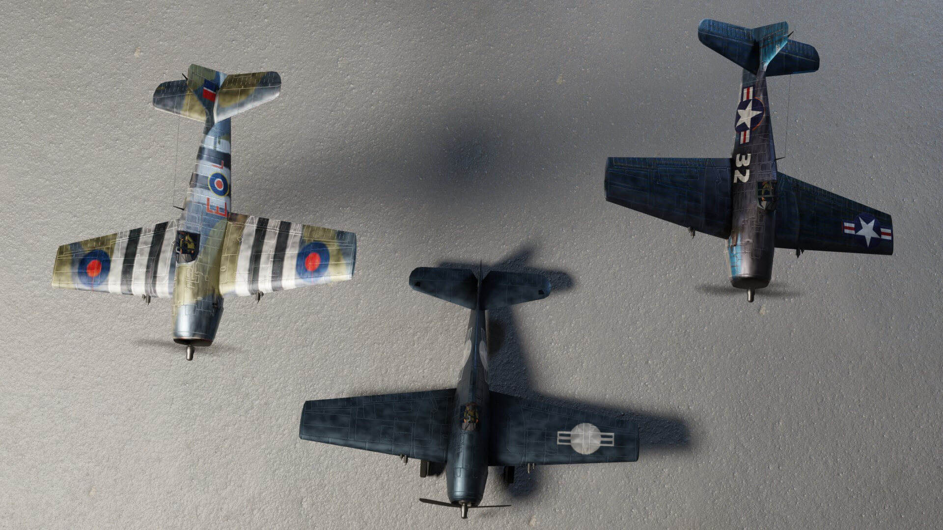 Grumman F6F Hellcat - 3D Model by NETRUNNER_pl