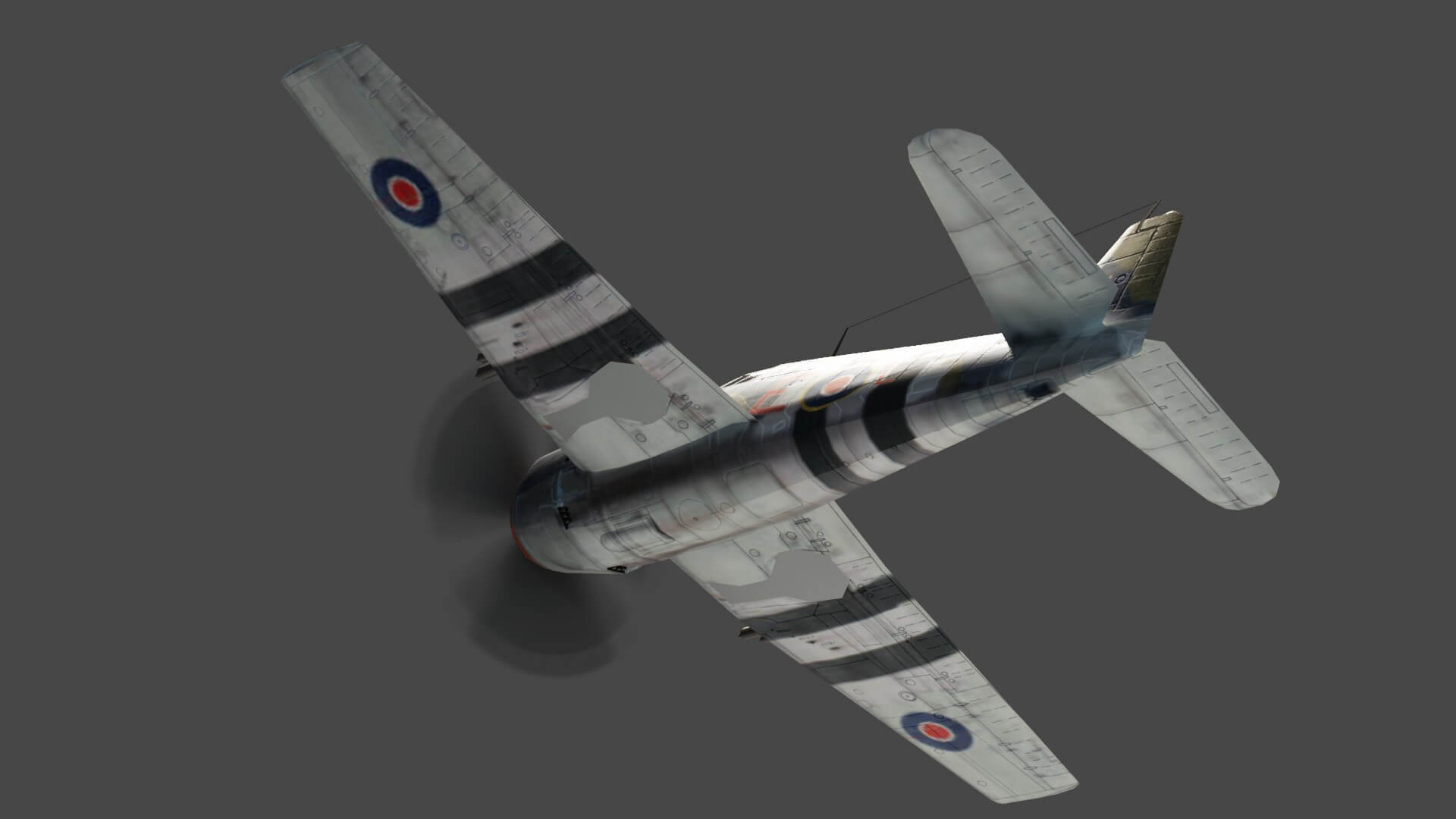 Grumman F6F Hellcat - 3D Model by NETRUNNER_pl