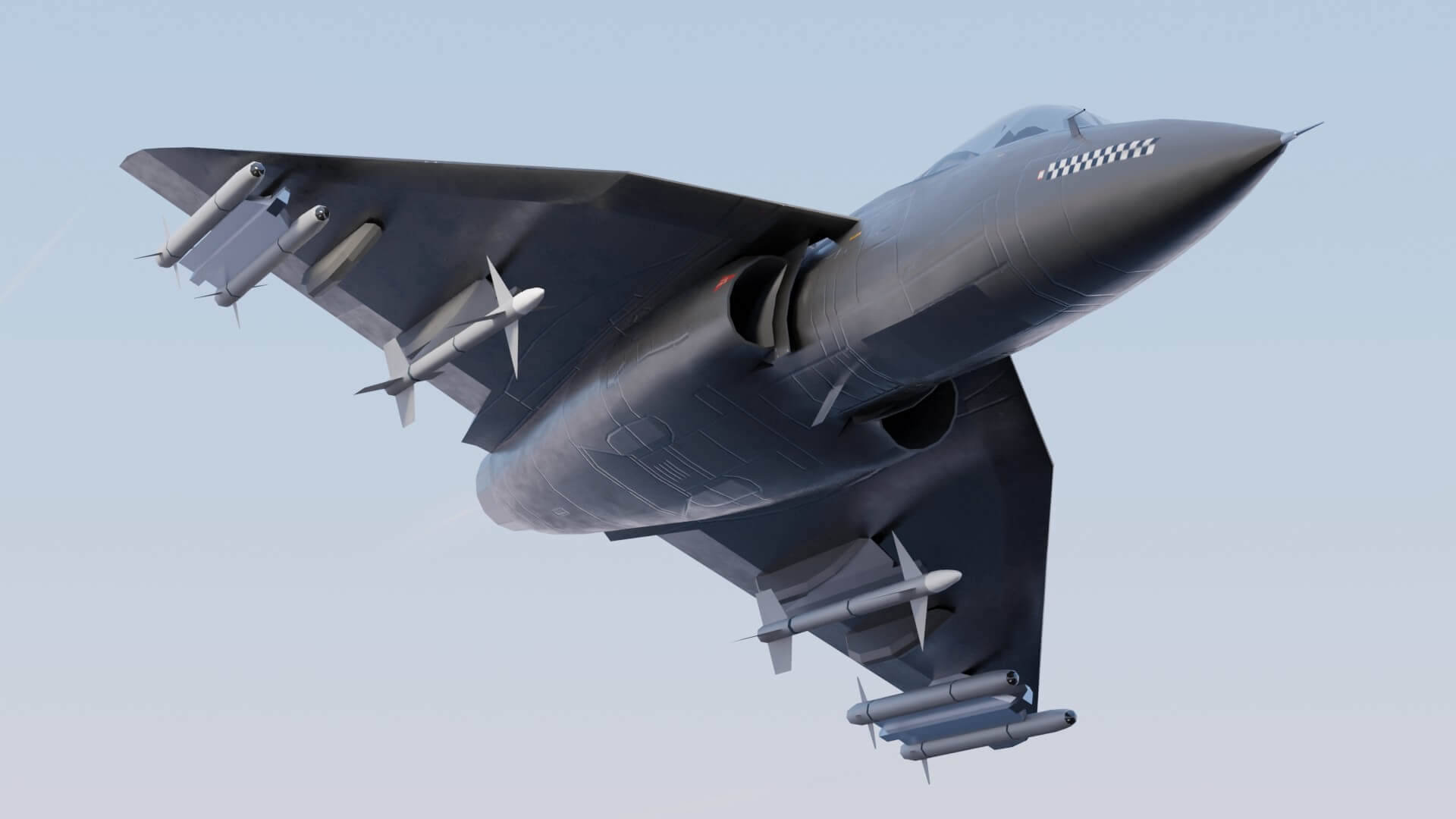 Hal Tejas fighterjet - 3D Model by NETRUNNER_pl