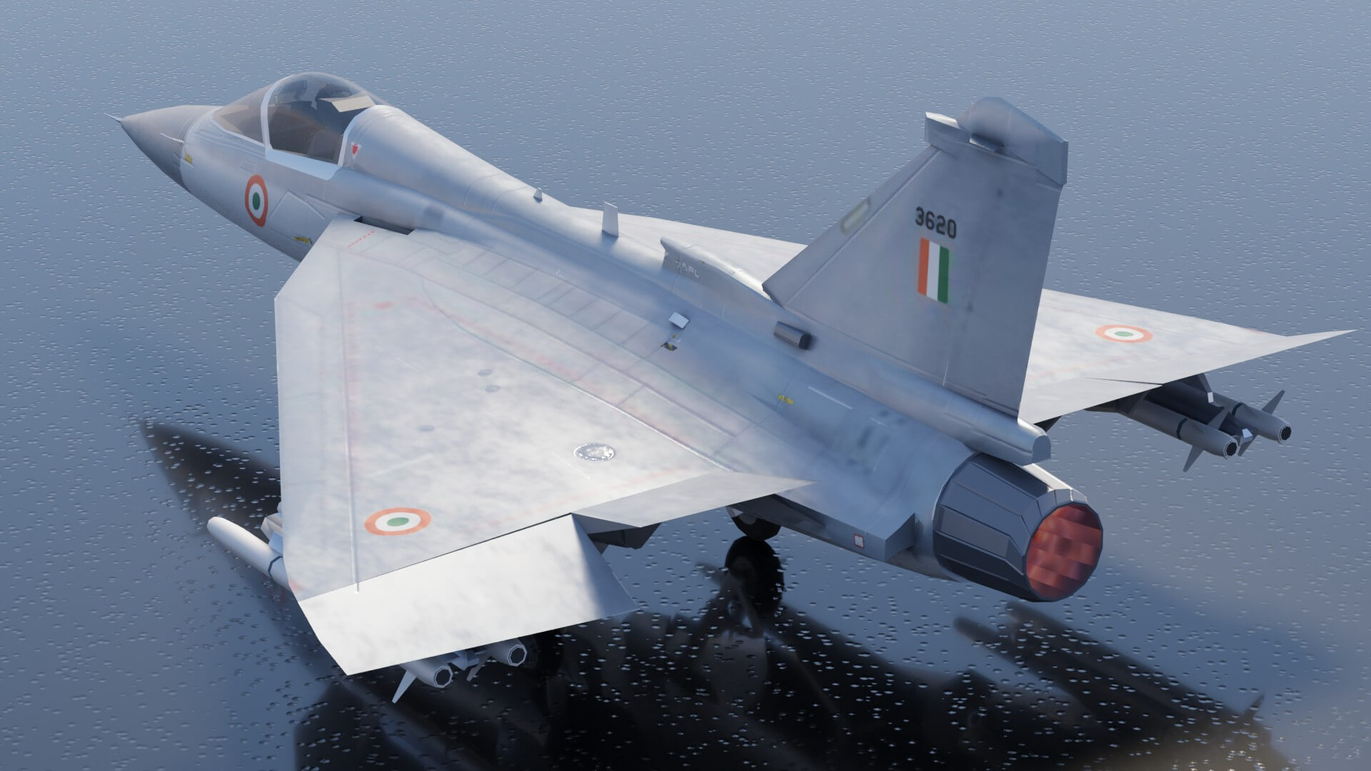 Hal Tejas fighterjet - 3D Model by NETRUNNER_pl
