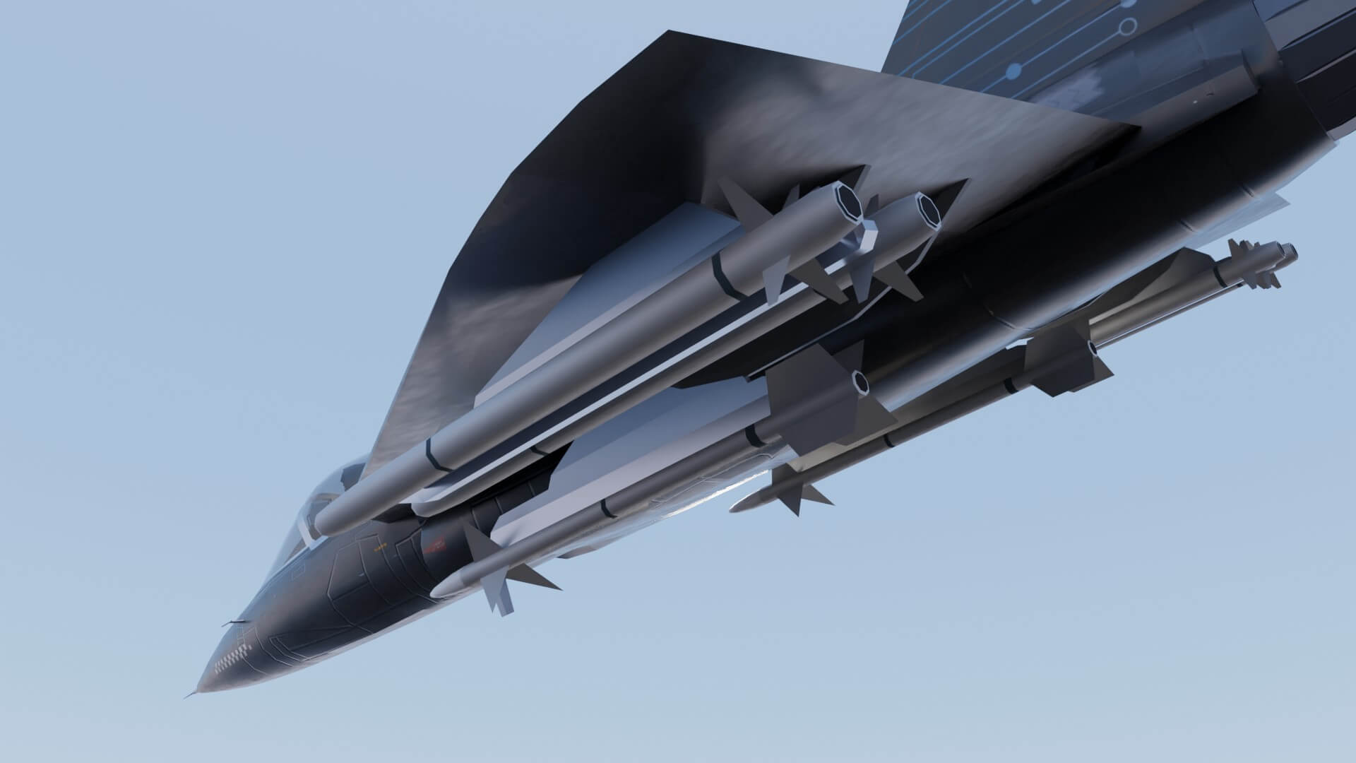 Hal Tejas fighterjet - 3D Model by NETRUNNER_pl