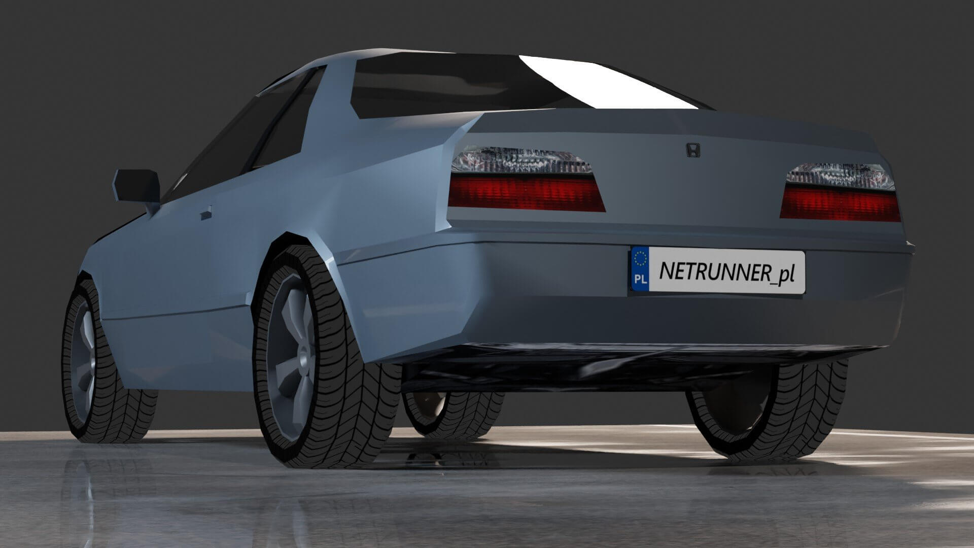 Honda Legend Coupe - Free 3D Model by NETRUNNER_pl