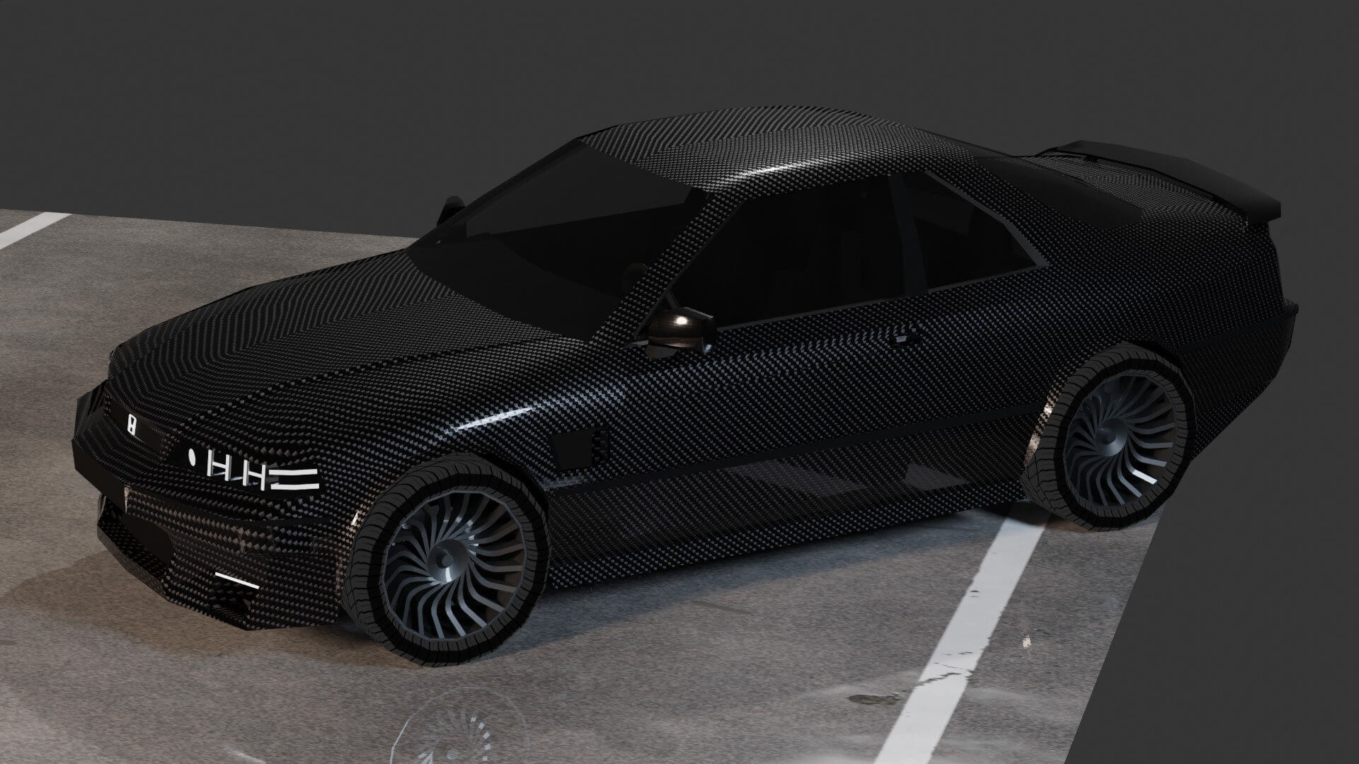 Honda Legend Coupe - Free 3D Model by NETRUNNER_pl