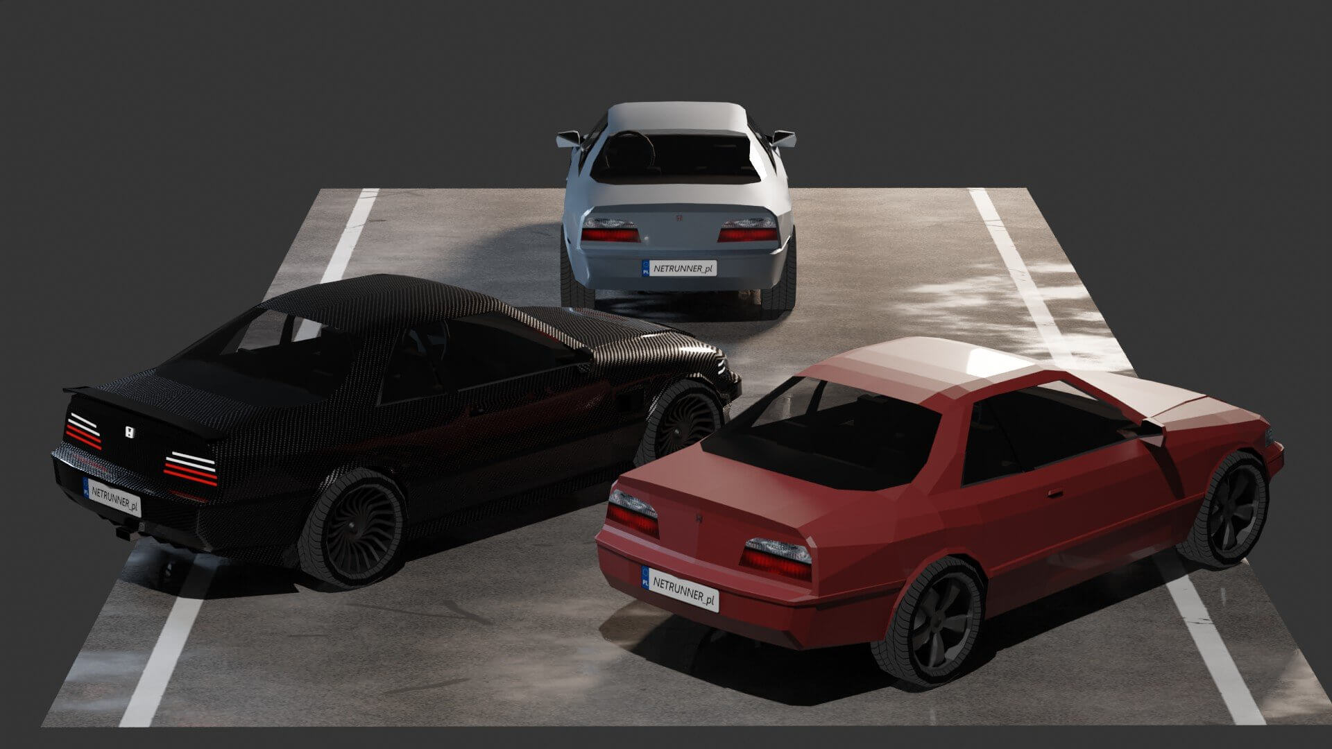 Honda Legend Coupe - Free 3D Model by NETRUNNER_pl