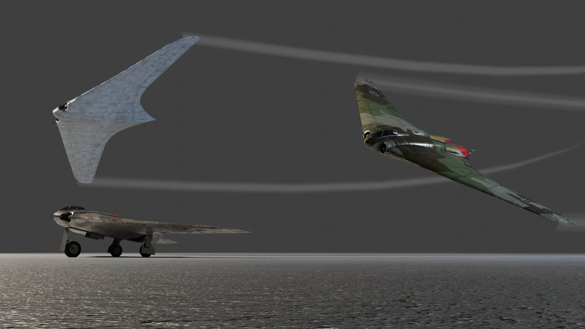 Horten Ho 229 - 3D Model by NETRUNNER_pl