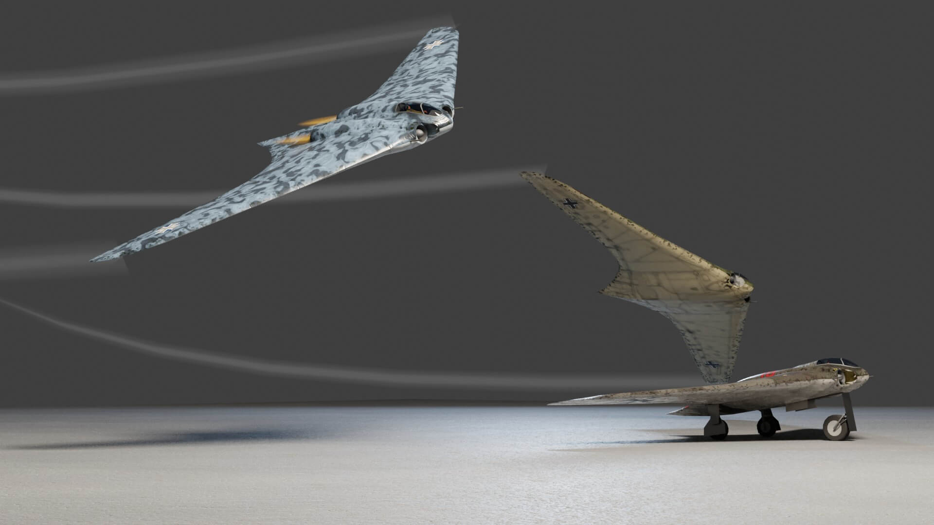 Horten Ho 229 - 3D Model by NETRUNNER_pl