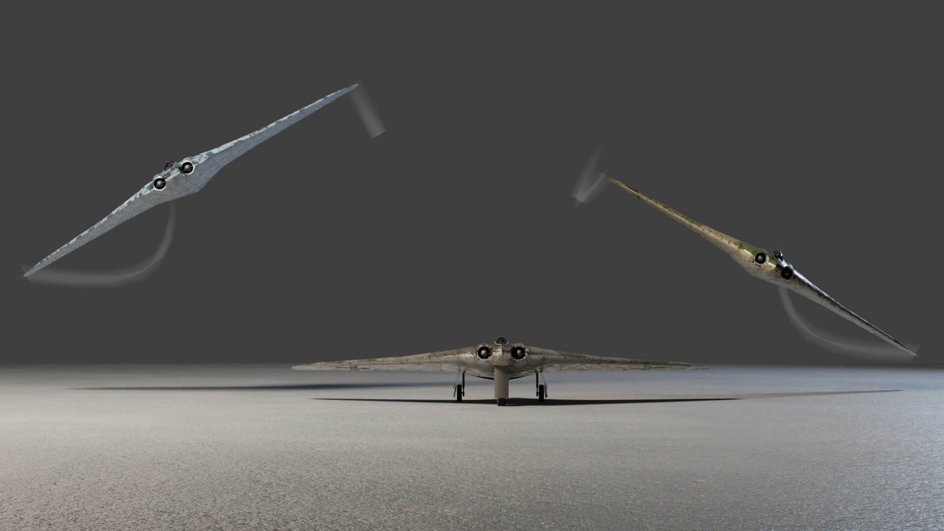 Horten Ho 229 - 3D Model by NETRUNNER_pl