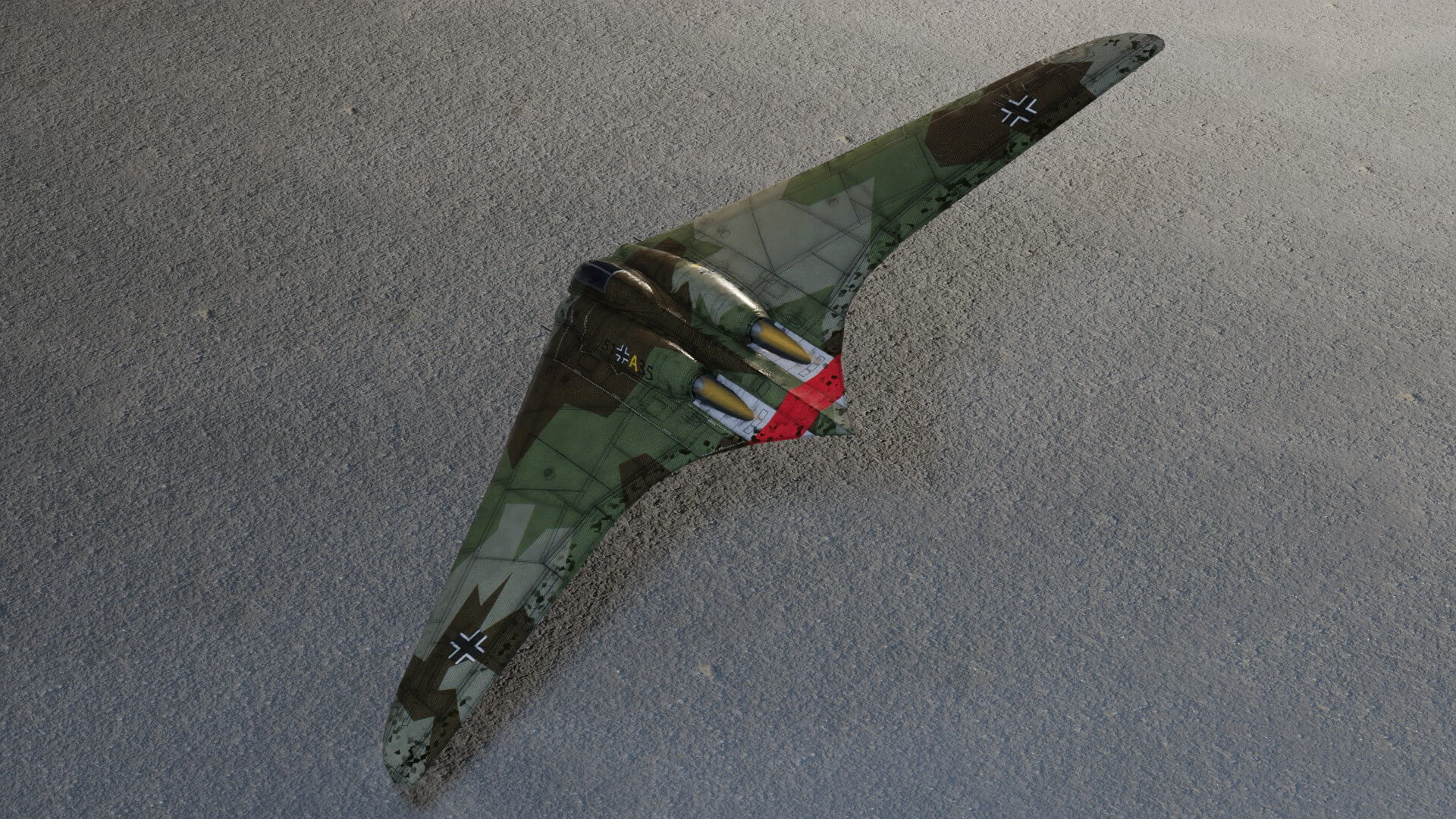 Horten Ho 229 - 3D Model by NETRUNNER_pl