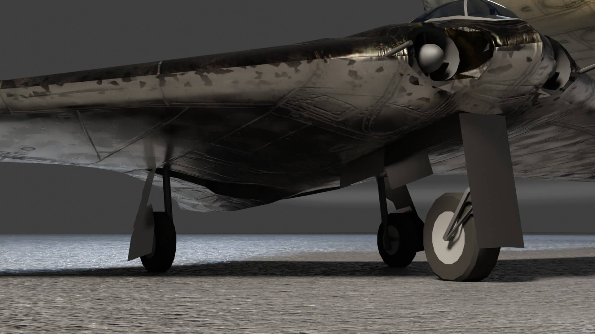 Horten Ho 229 - 3D Model by NETRUNNER_pl