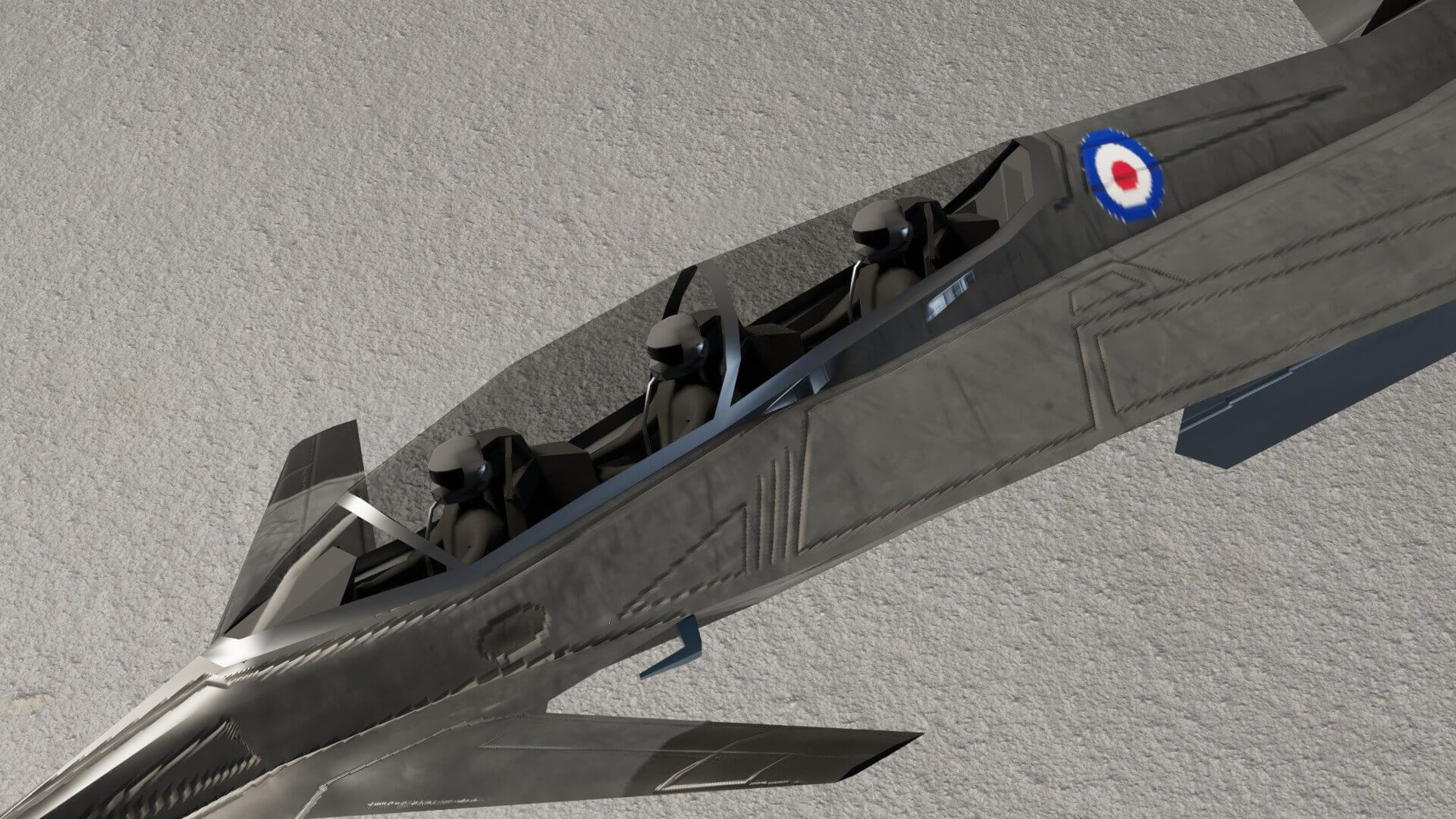 I-20 Firehawk Concept Jet Fighter 3D Model by NETRUNNER_pl