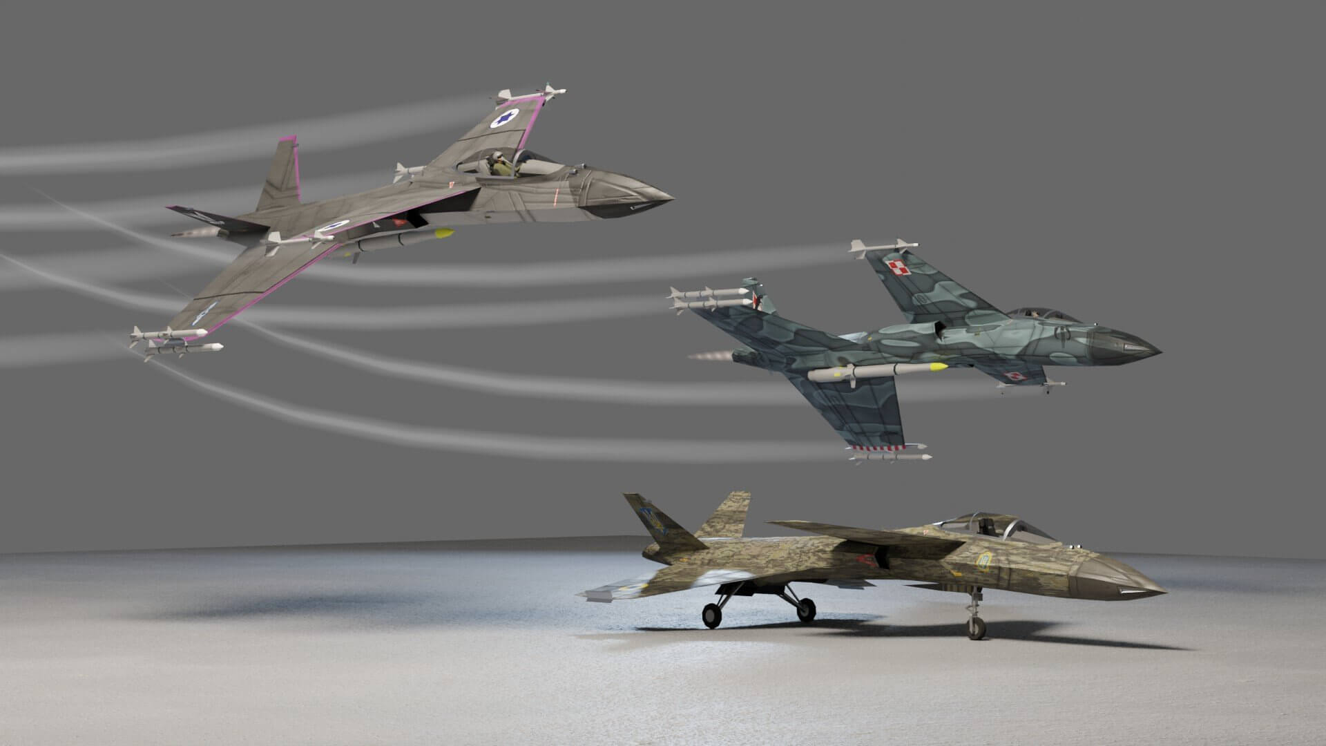 IAI SparrowX Concept Jet Fighter - 3D Model by NETRUNNER_pl