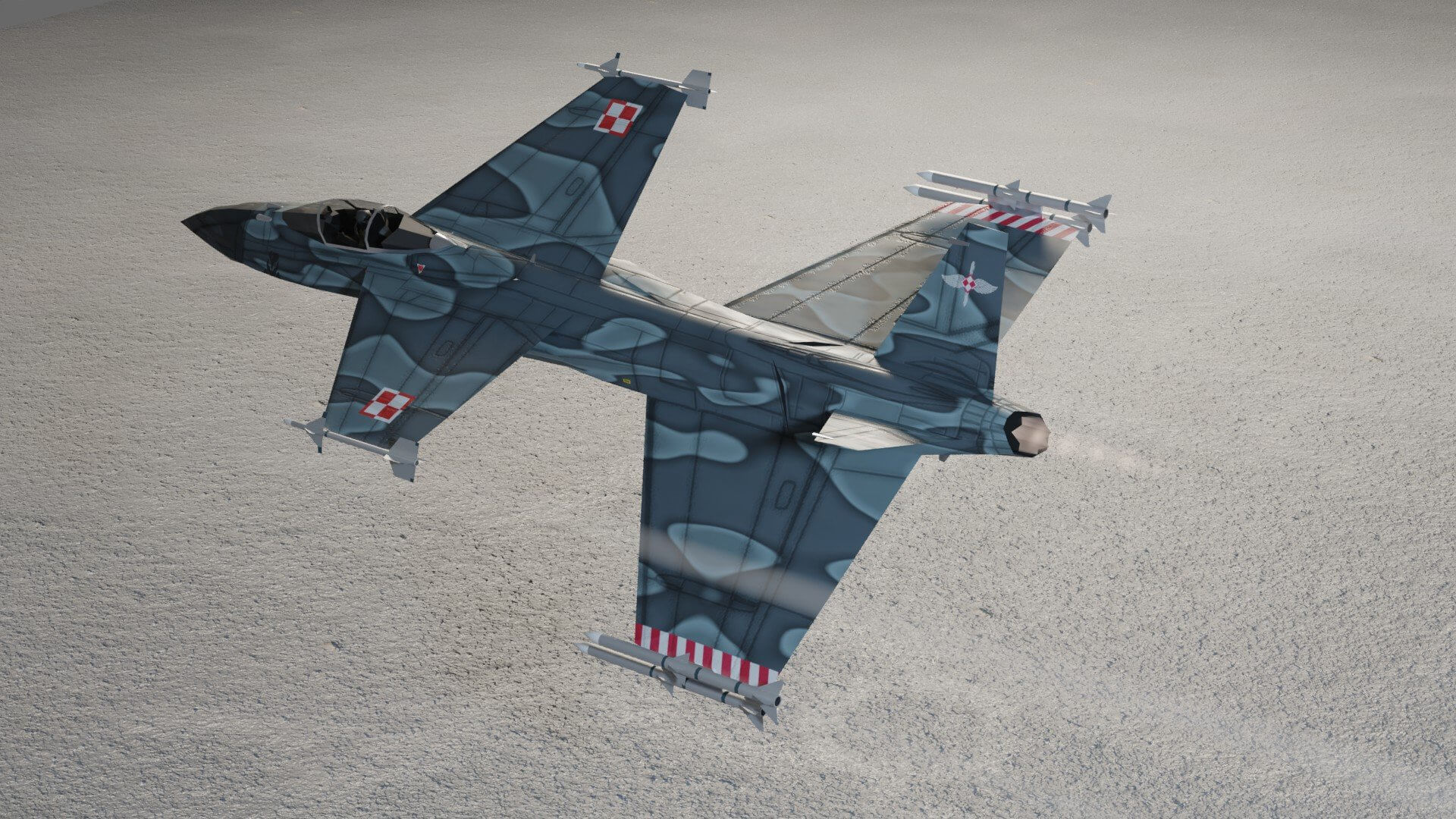 IAI SparrowX Concept Jet Fighter - 3D Model by NETRUNNER_pl