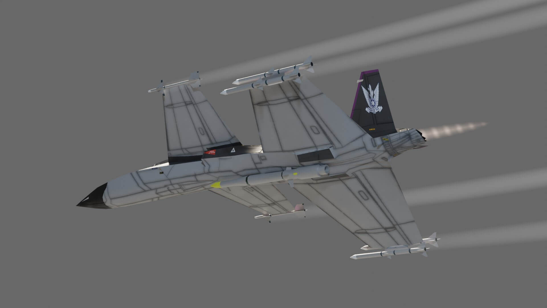 IAI SparrowX Concept Jet Fighter - 3D Model by NETRUNNER_pl