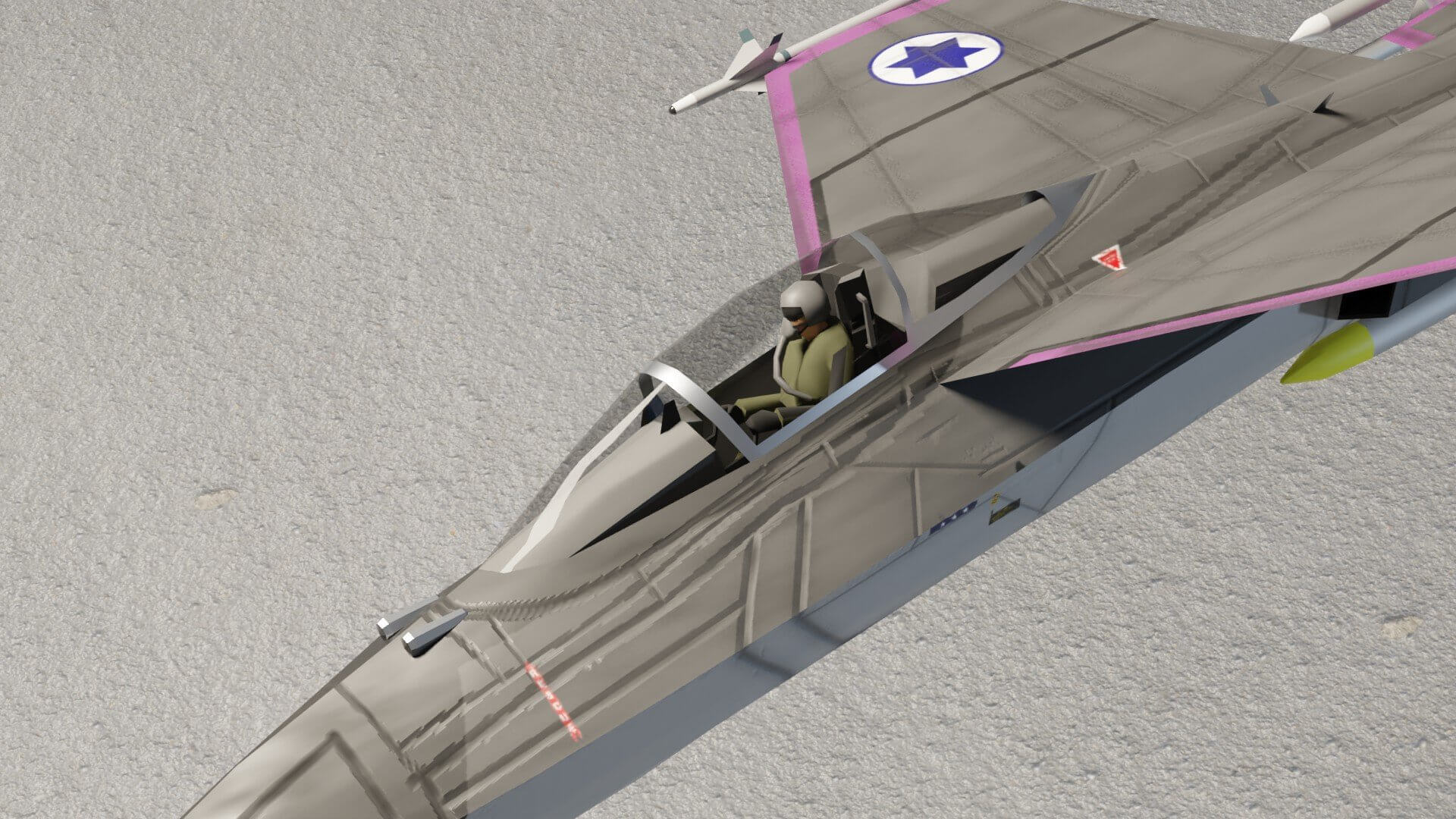 IAI SparrowX Concept Jet Fighter - 3D Model by NETRUNNER_pl