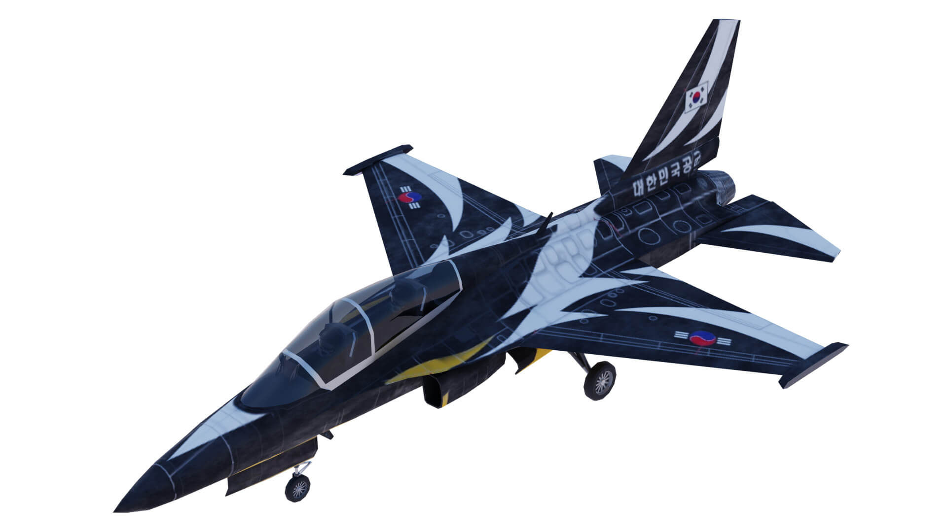 Kai FA-50 Golden Eagle 3D Model by NETRUNNER_pl