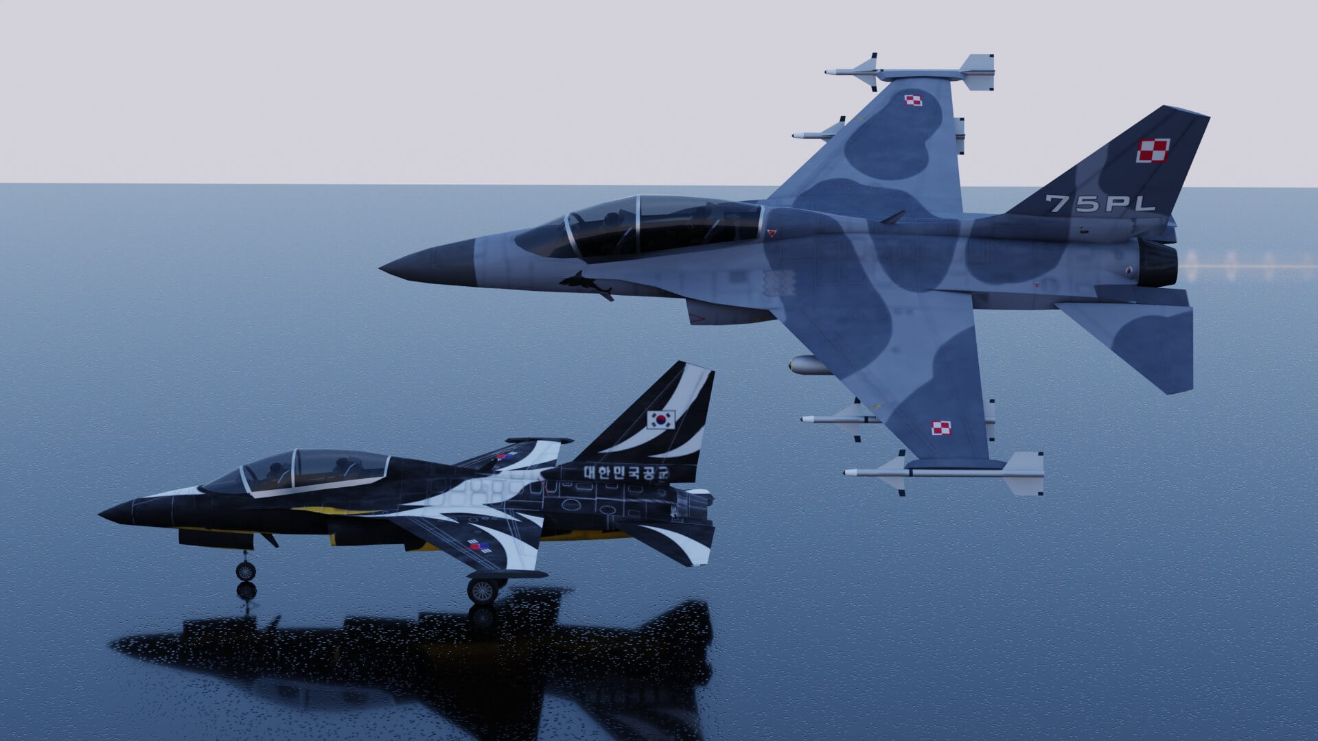 Kai FA-50 Golden Eagle 3D Model by NETRUNNER_pl