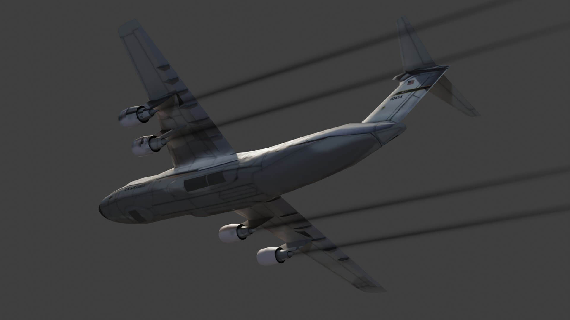 Lockheed C-5 Galaxy 3D Model by NETRUNNER_pl