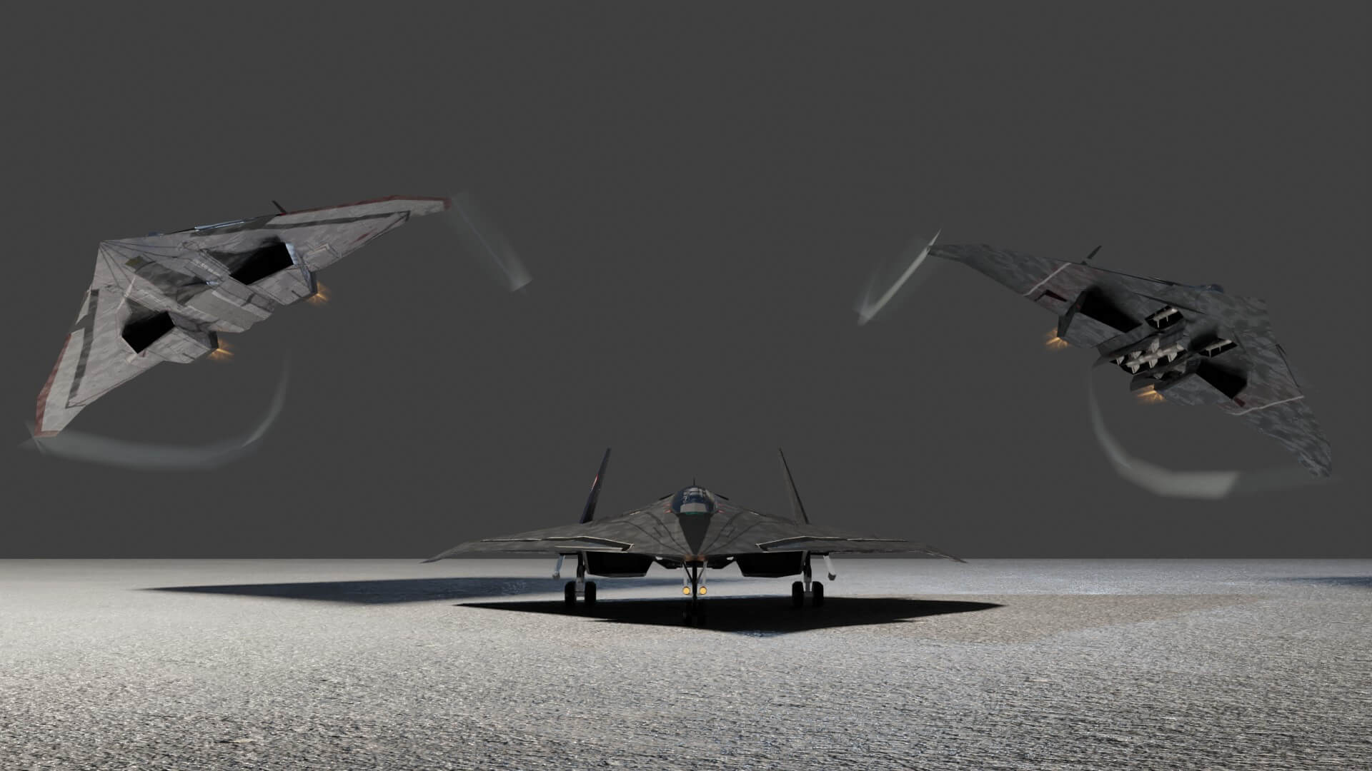 Lockheed EFX-70 Panther 2 Concept Interceptor 3D Model by NETRUNNER_pl