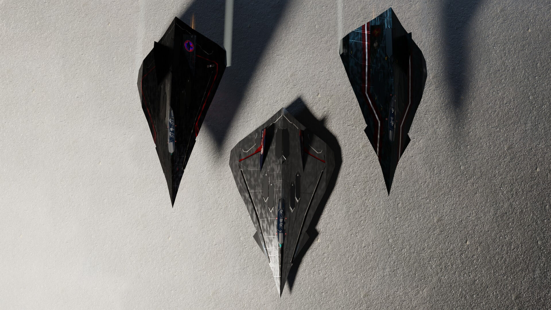 Lockheed EFX-70 Panther 2 Concept Interceptor 3D Model by NETRUNNER_pl