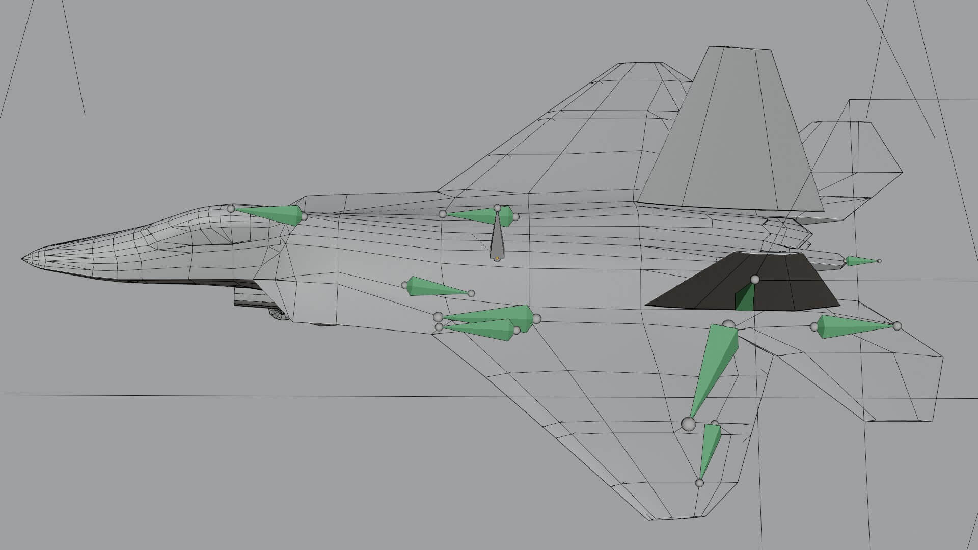 Lockheed Martin F-22 Raptor 3D Model by NETRUNNER_pl