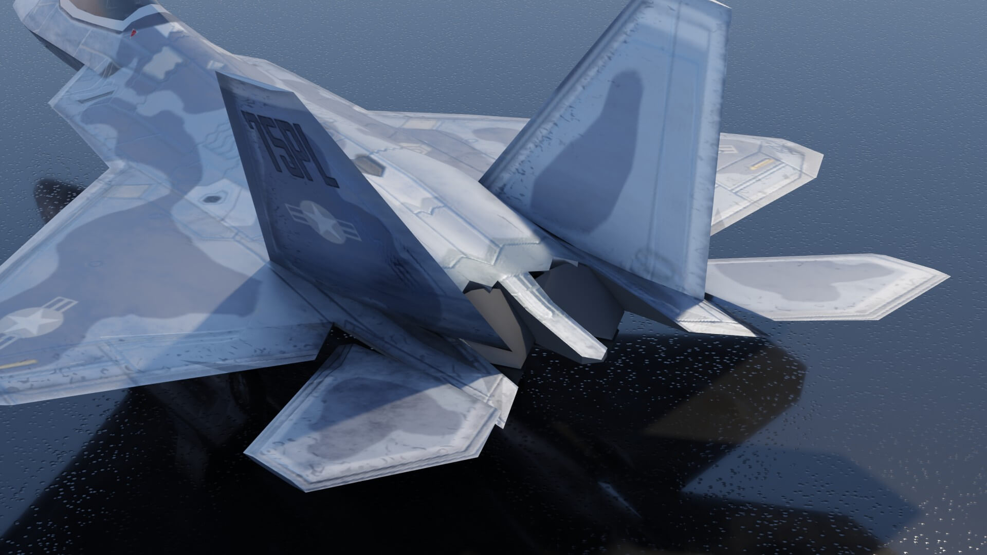 Lockheed Martin F-22 Raptor 3D Model by NETRUNNER_pl