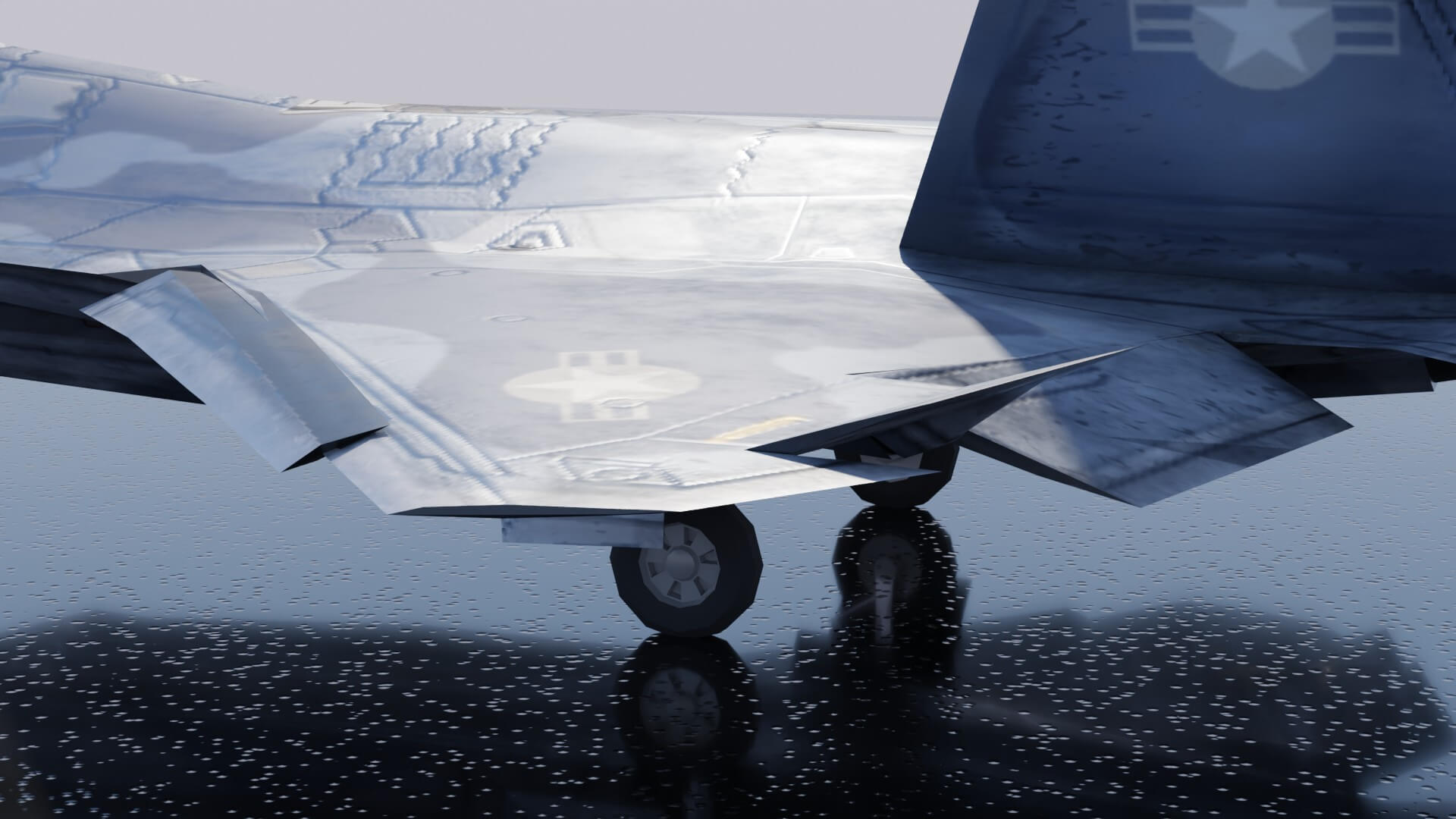 Lockheed Martin F-22 Raptor 3D Model by NETRUNNER_pl