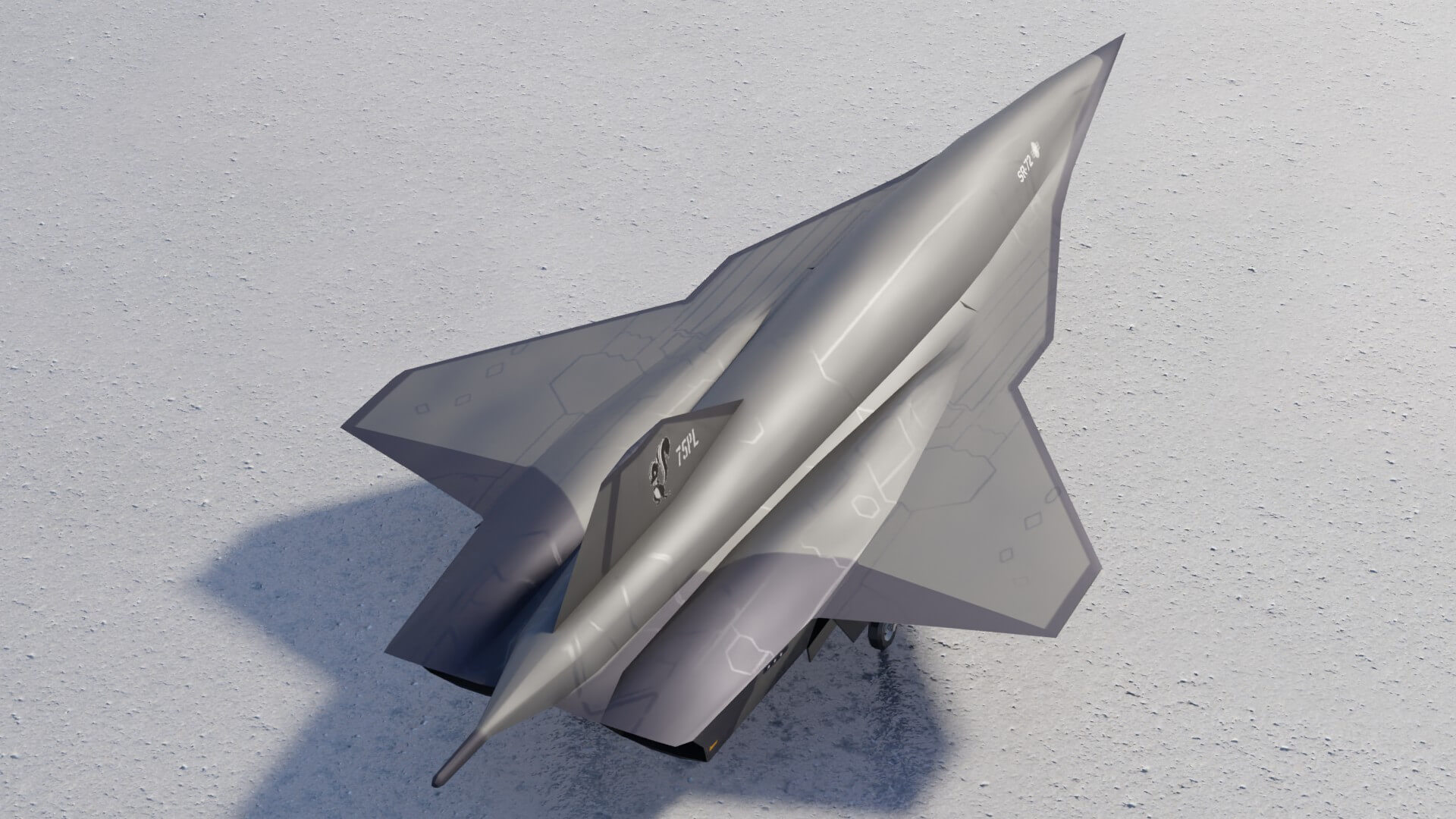 Lockheed Martin SR-72 Son of Blackbird 3D Model by NETRUNNER_pl