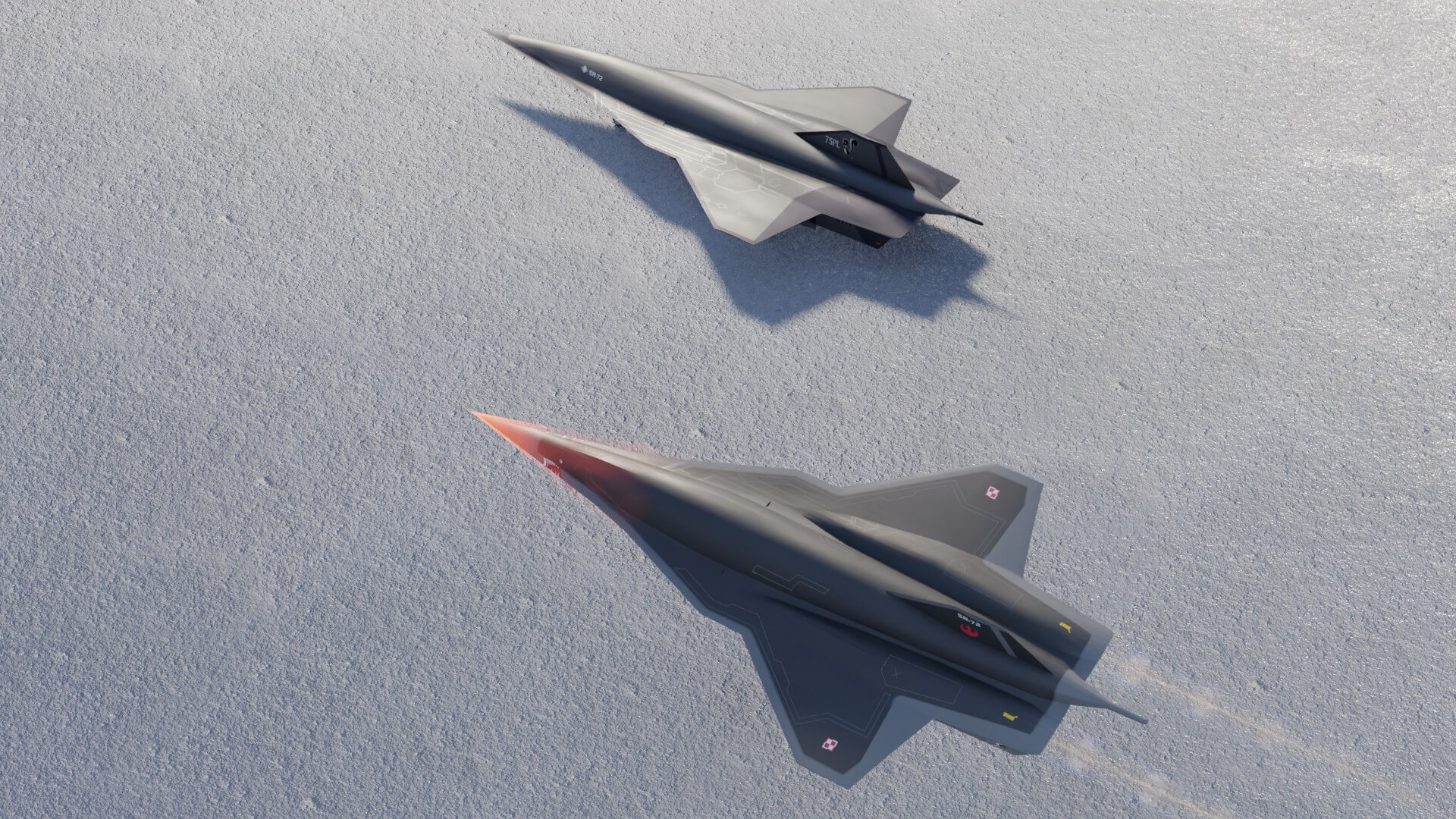 Lockheed Martin SR-72 Son of Blackbird 3D Model by NETRUNNER_pl