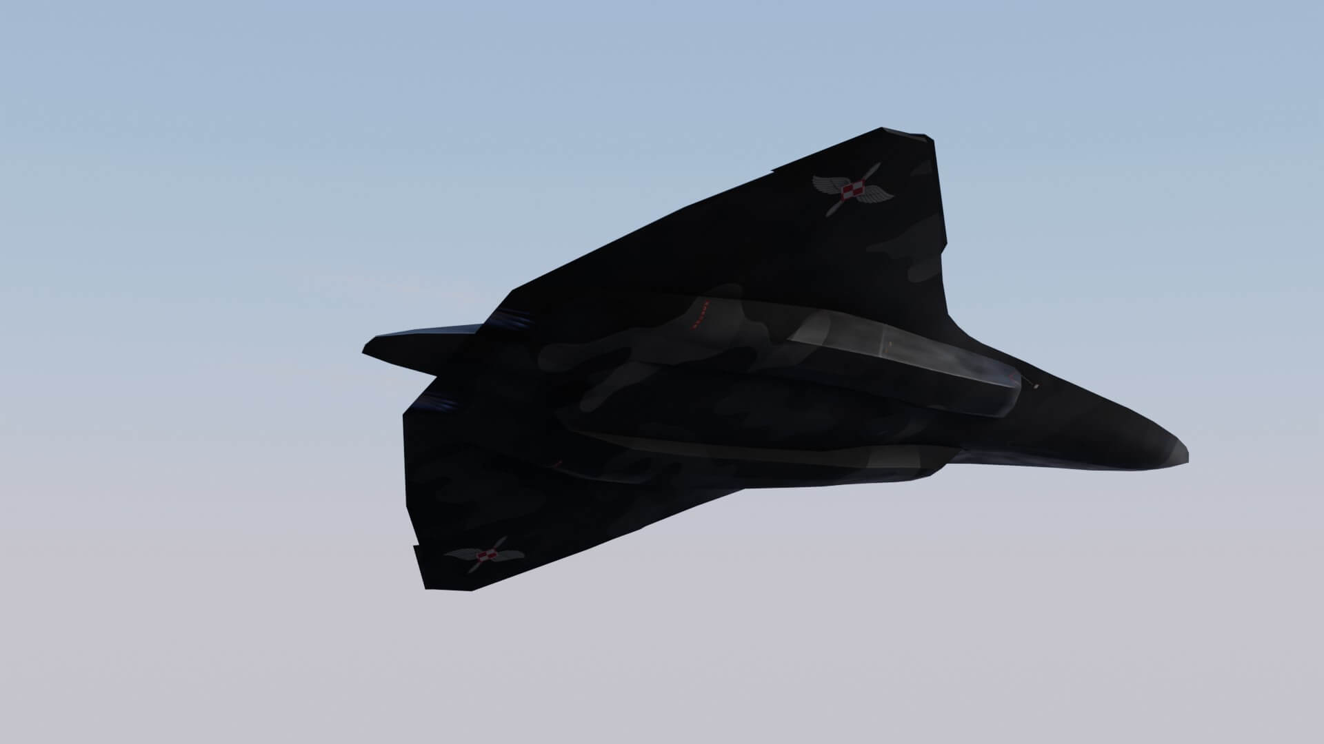 Lockheed Ngad Deux Concept Fighter - 3D Model by NETRUNNER_pl
