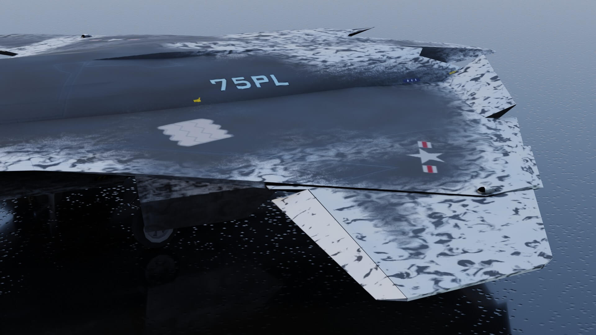 Lockheed Ngad Deux Concept Fighter - 3D Model by NETRUNNER_pl