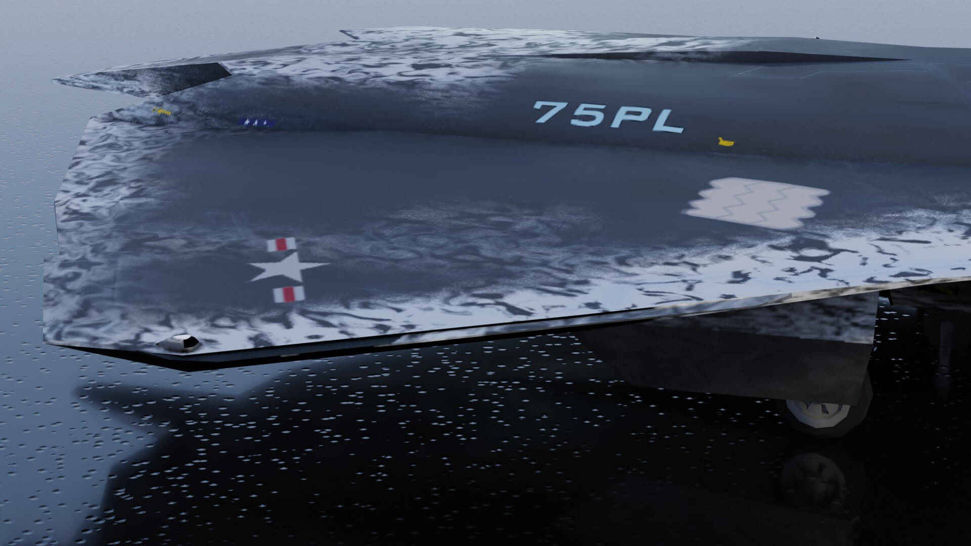 Lockheed Ngad Deux Concept Fighter - 3D Model by NETRUNNER_pl