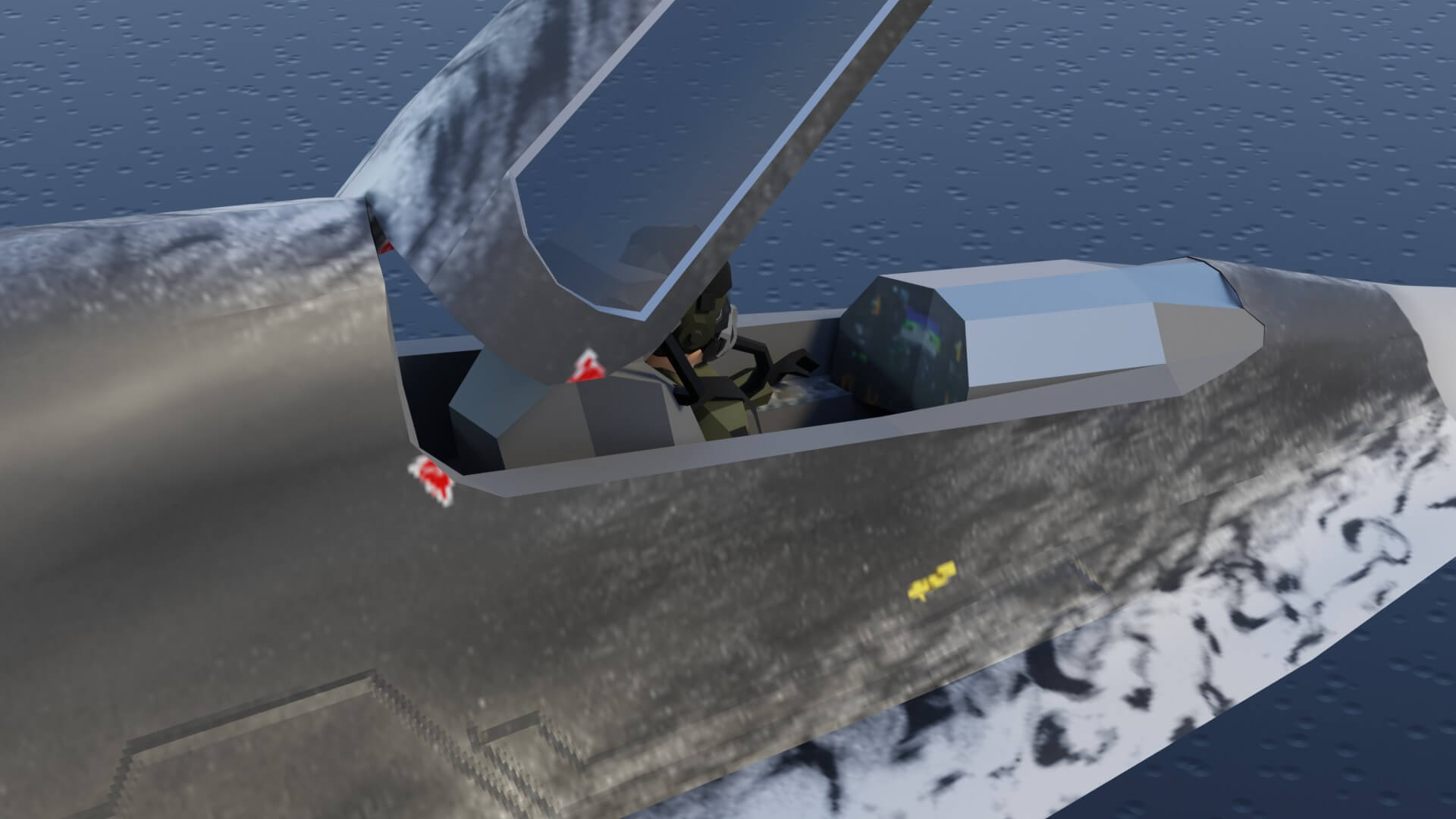 Lockheed Ngad Deux Concept Fighter - 3D Model by NETRUNNER_pl