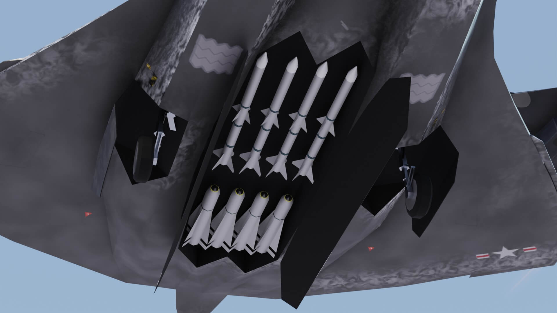 Lockheed Ngad Deux Concept Fighter - 3D Model by NETRUNNER_pl