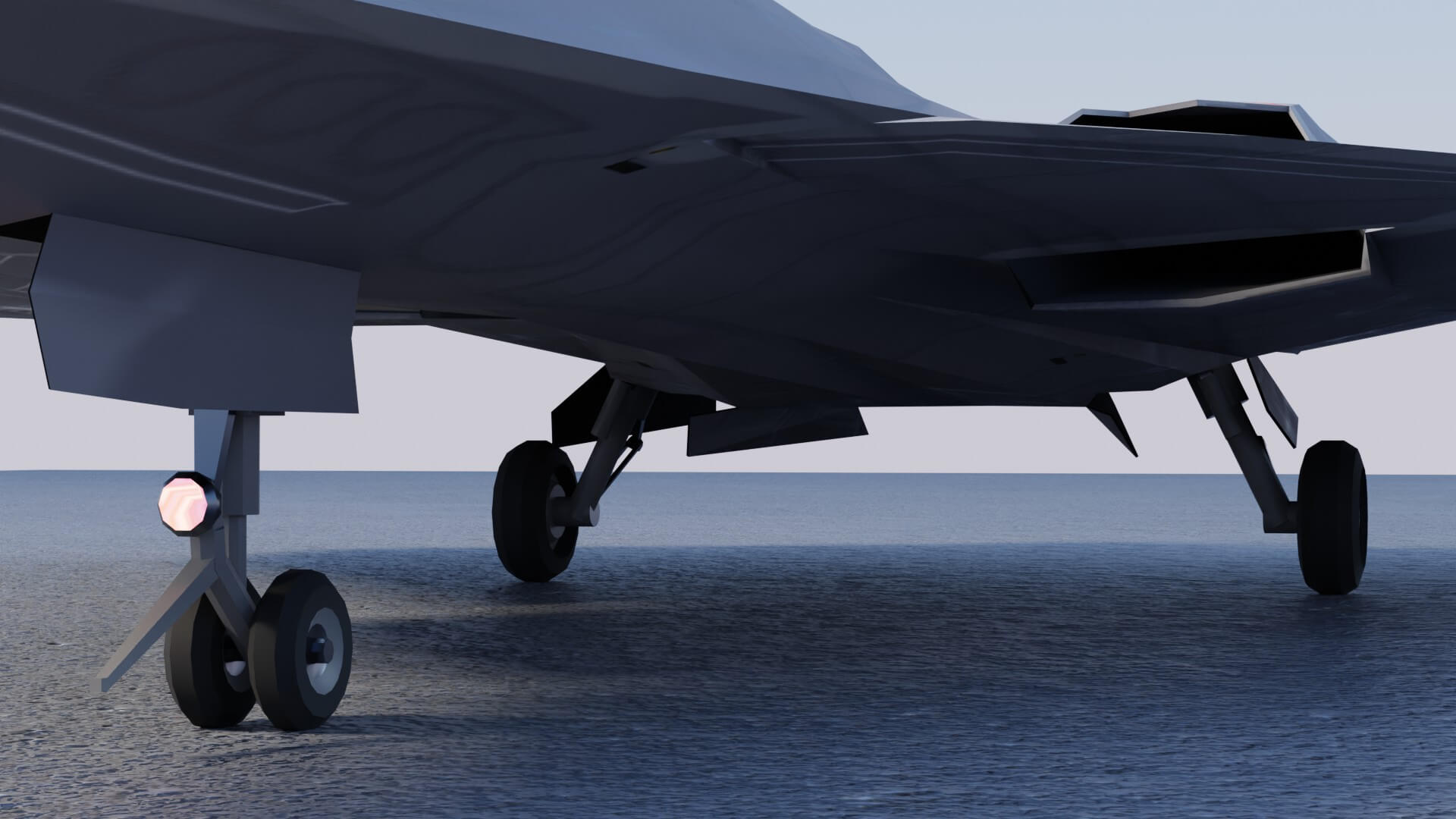 Lockheed Ngad Prime Concept Fighter - 3D Model by NETRUNNER_pl